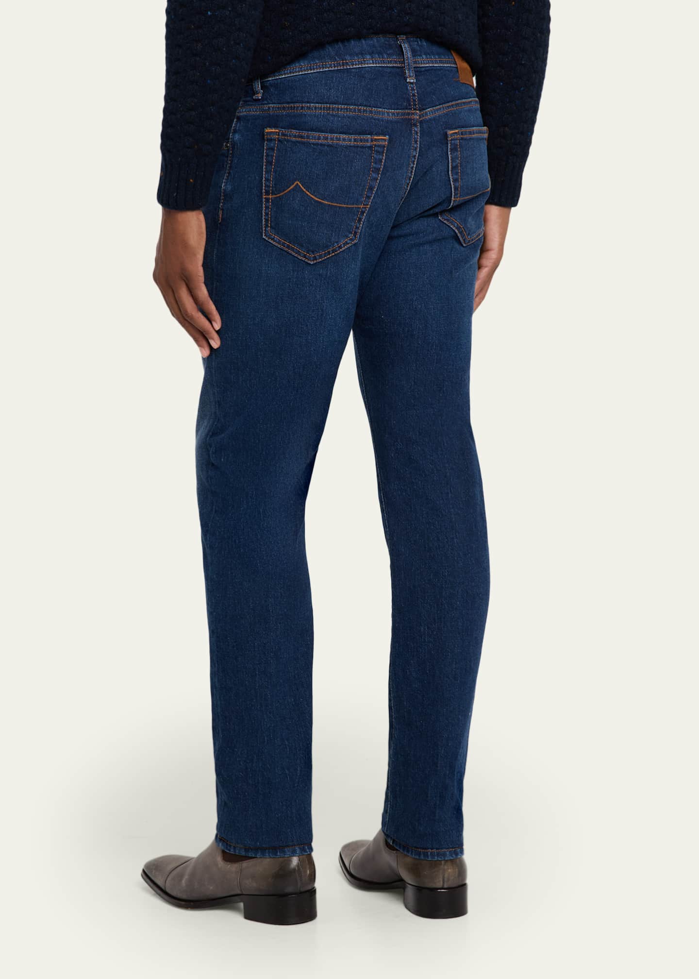 Jacob Cohen Men's Bard Dark-Wash Denim Slim Fit Jeans - Bergdorf Goodman