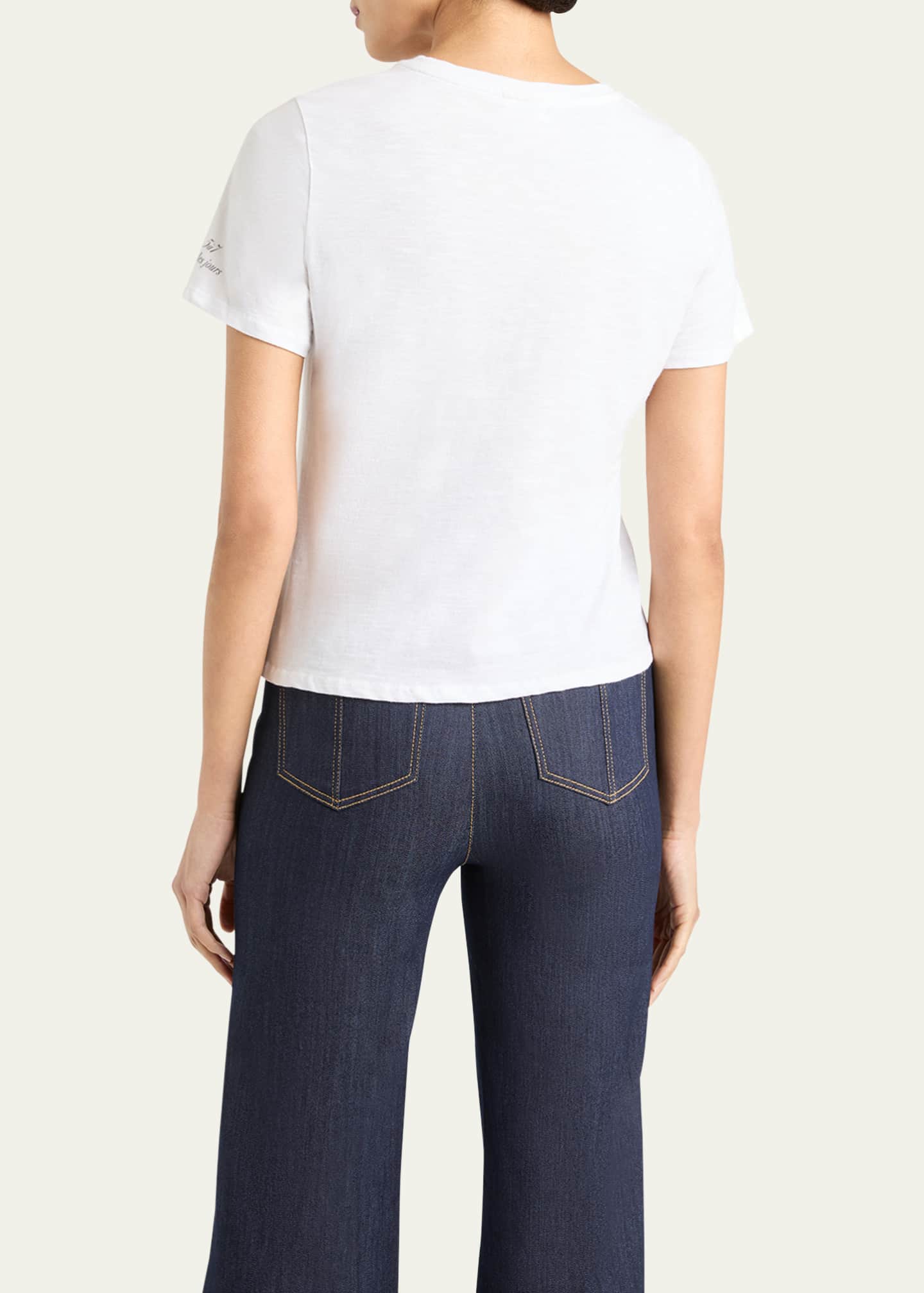 Cinq a Sept Floral Amour Crewneck Tee - Bergdorf Goodman
