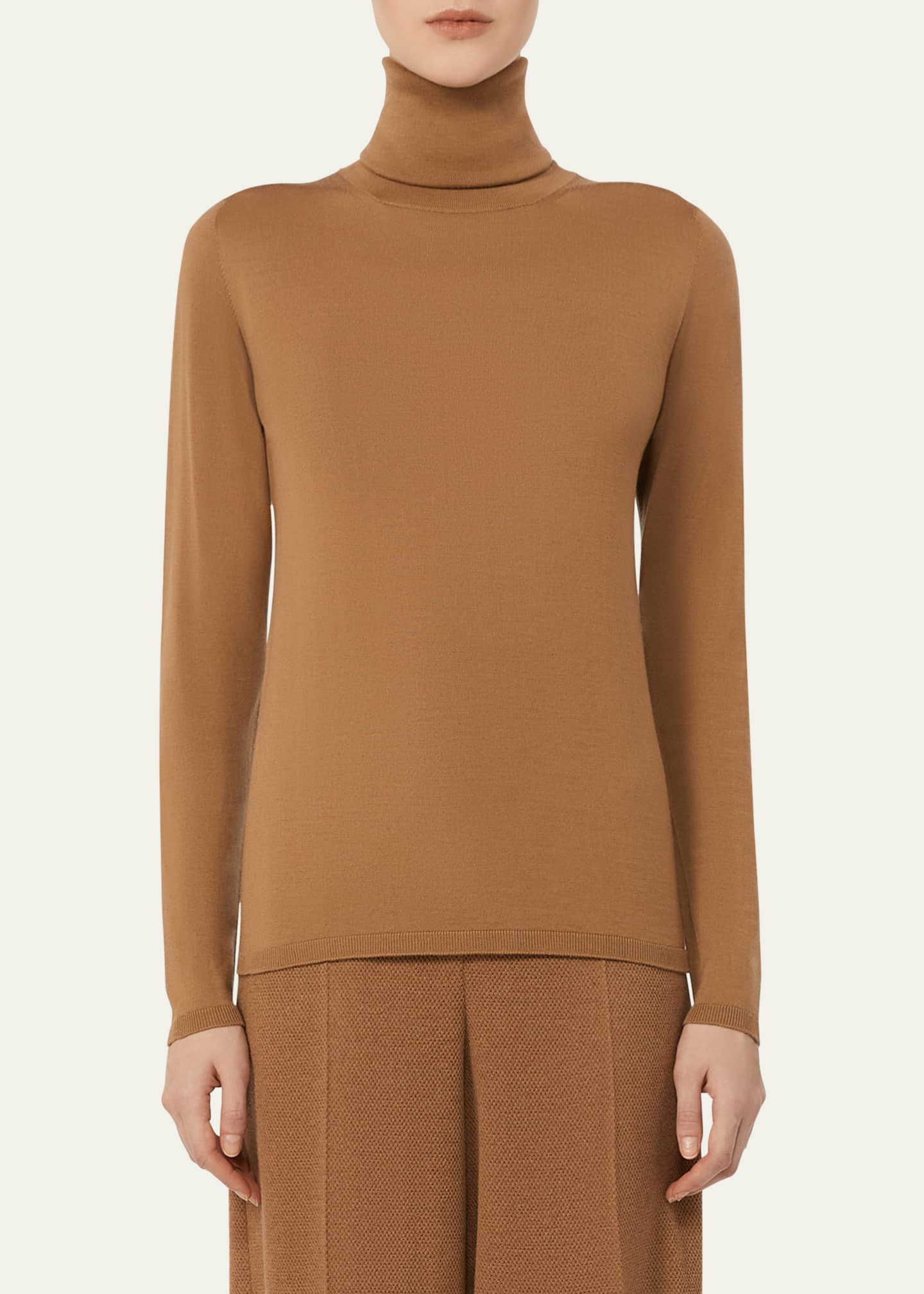 Max Mara Turtleneck Wool Sweater - Bergdorf Goodman