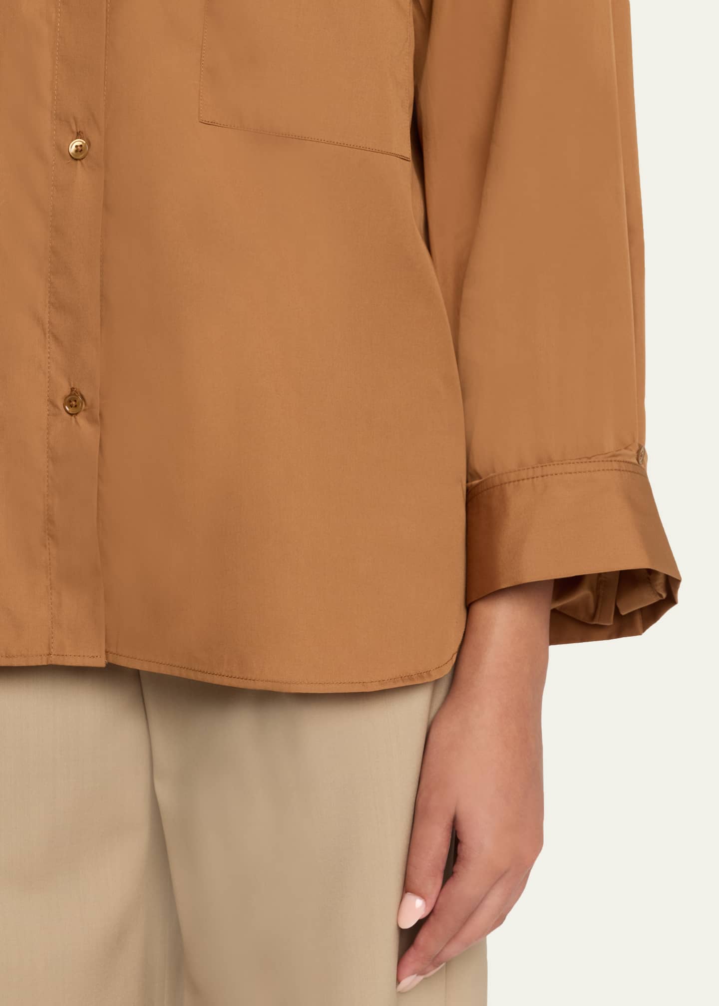 TWP Next Morning Button-Front Shirt - Bergdorf Goodman