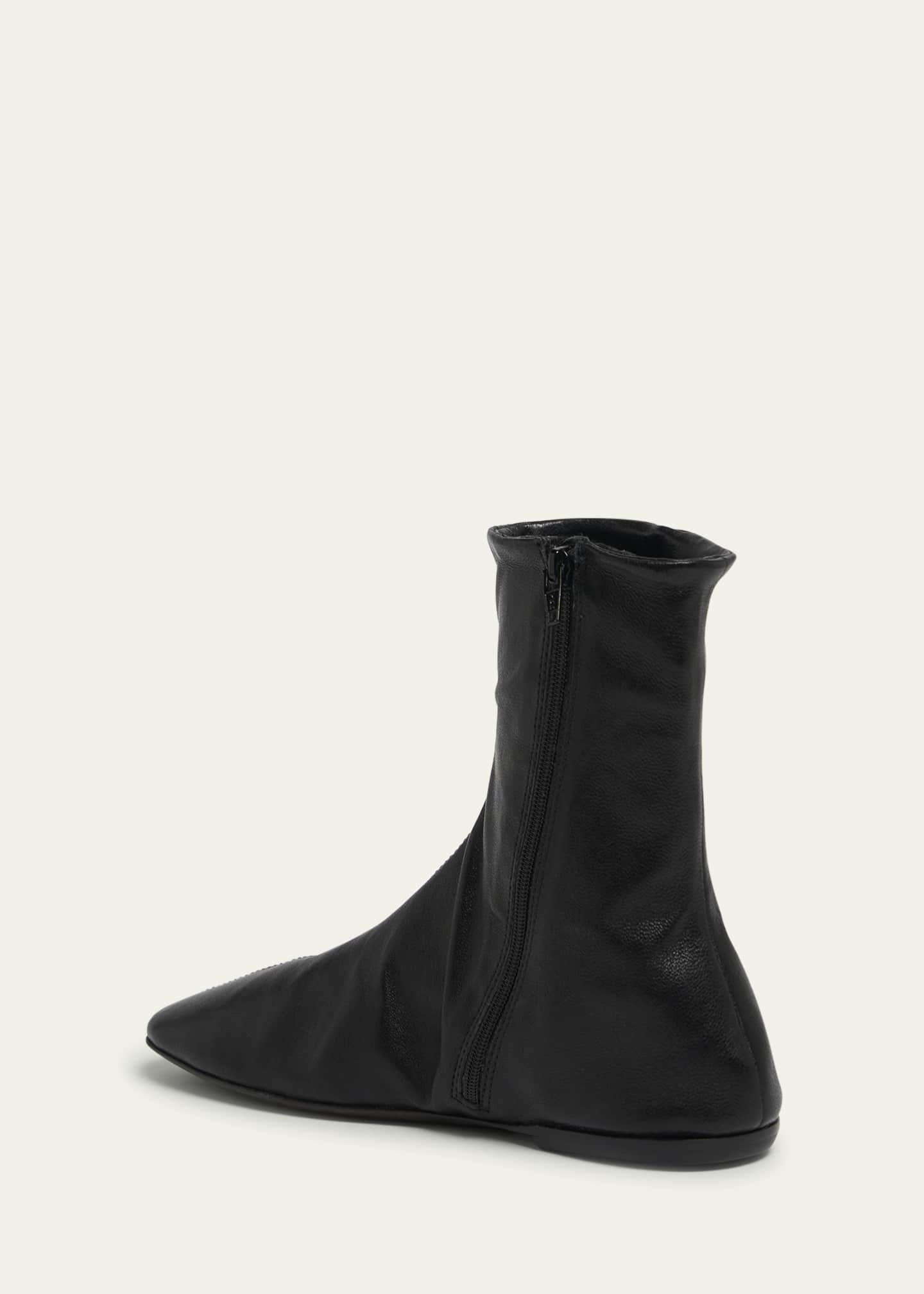 Dries Van Noten Leather Sock Booties - Bergdorf Goodman