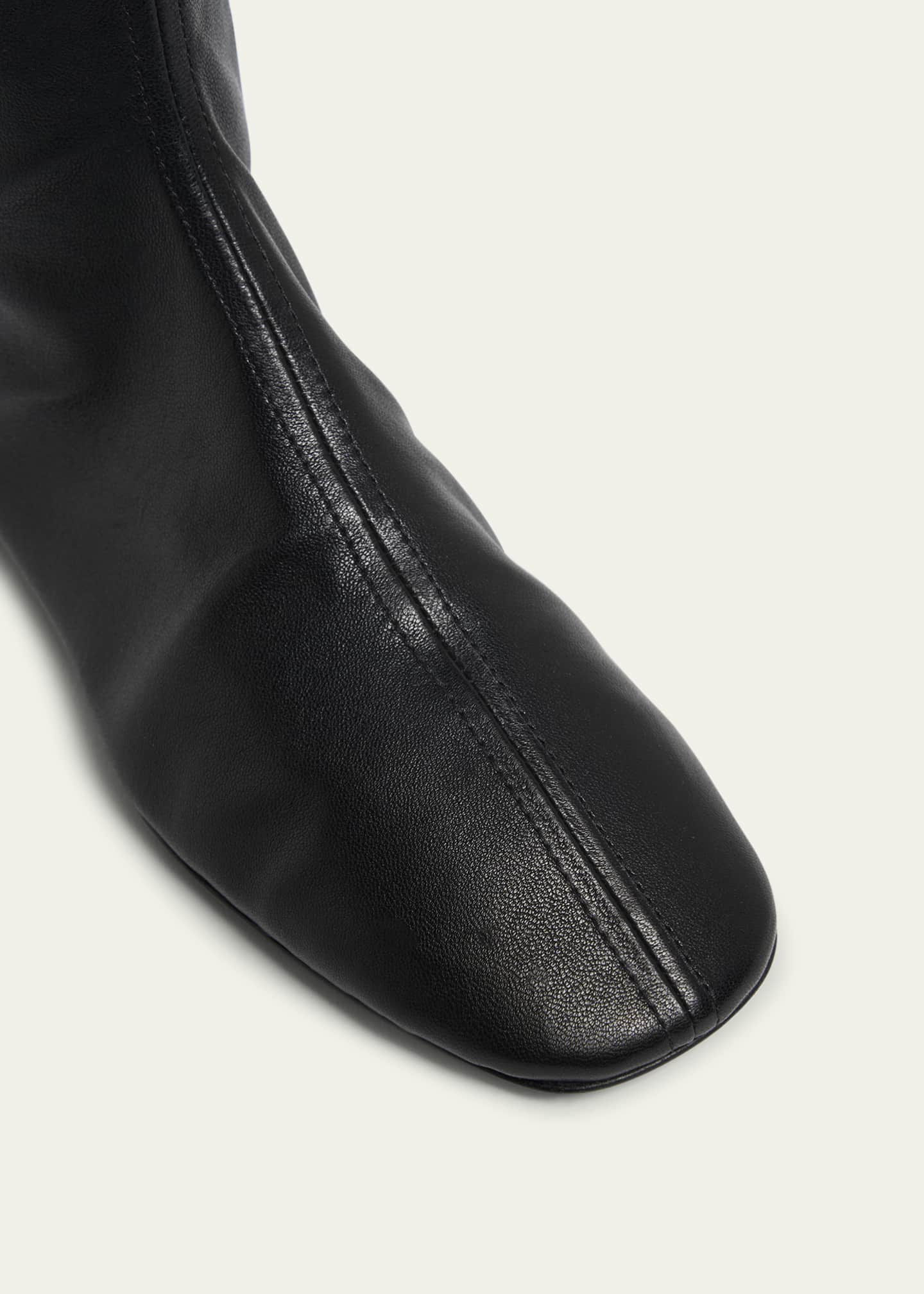 Dries Van Noten Leather Sock Booties - Bergdorf Goodman