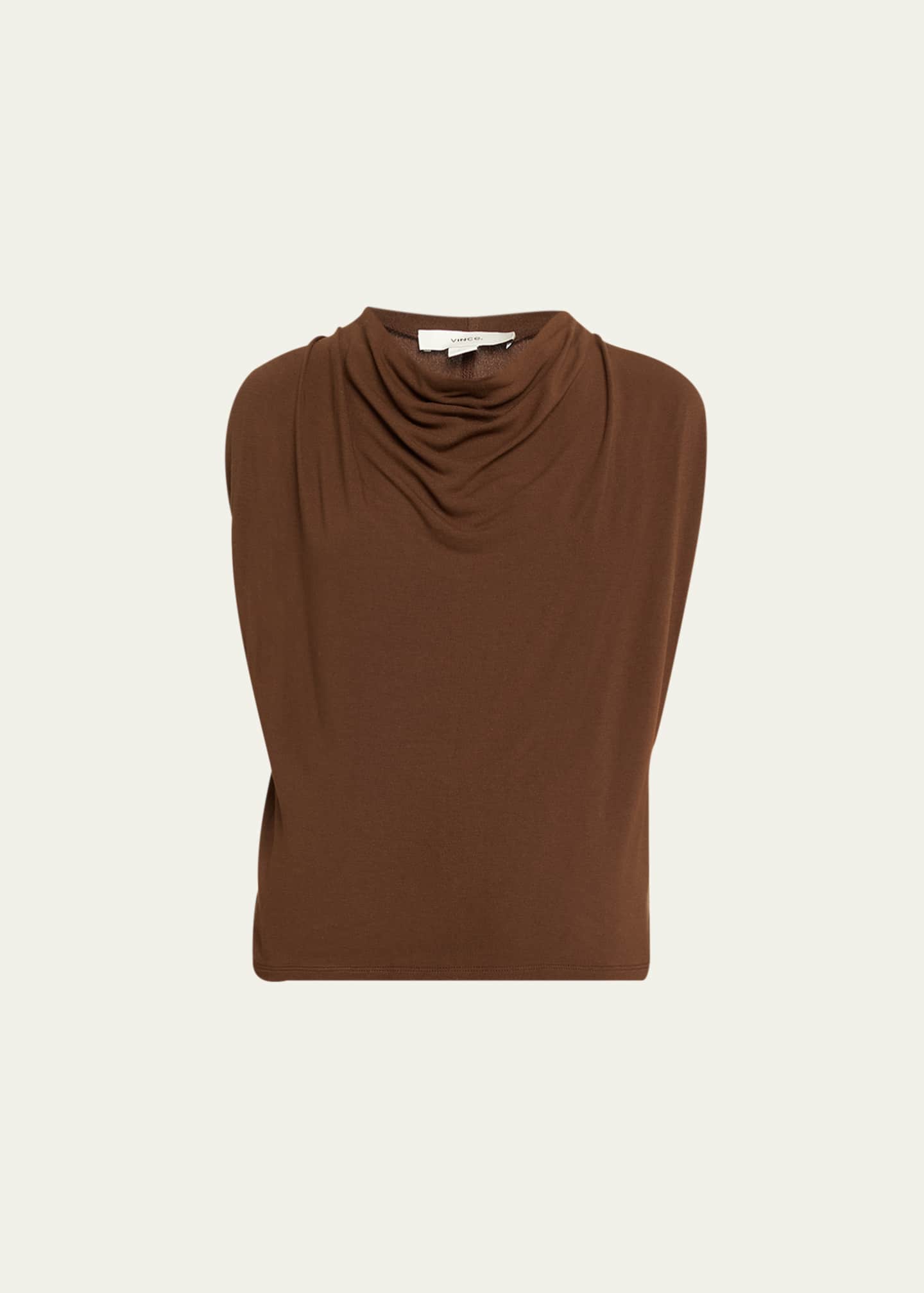 Vince Draped Cowl-Neck Top - Bergdorf Goodman