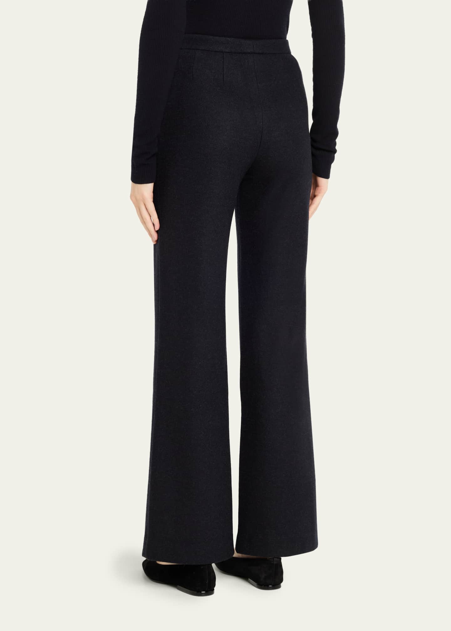 Loro Piana Robin Wool-Cashmere Straight-Leg Pants - Bergdorf Goodman