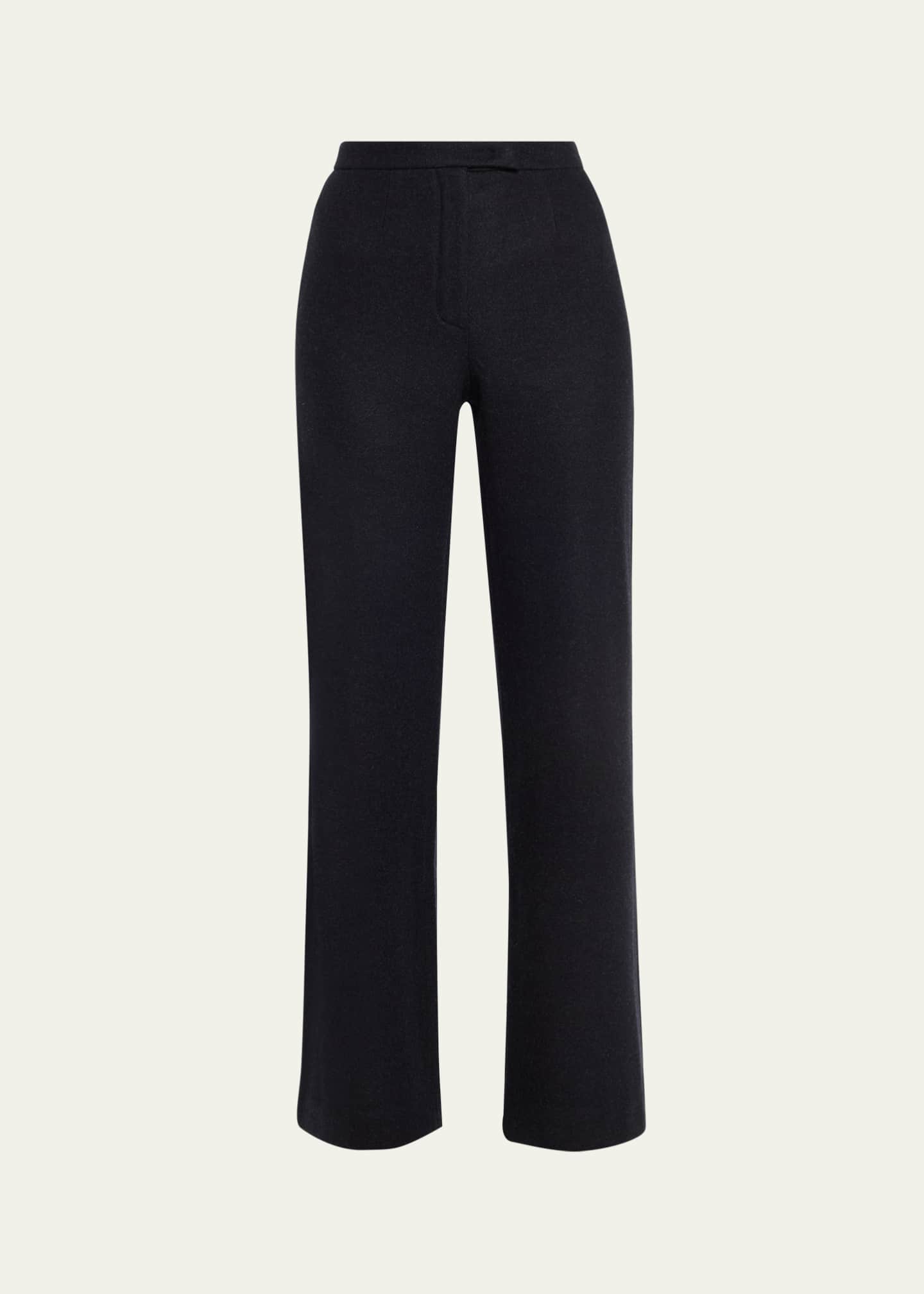 Loro Piana Robin Wool-Cashmere Straight-Leg Pants - Bergdorf Goodman