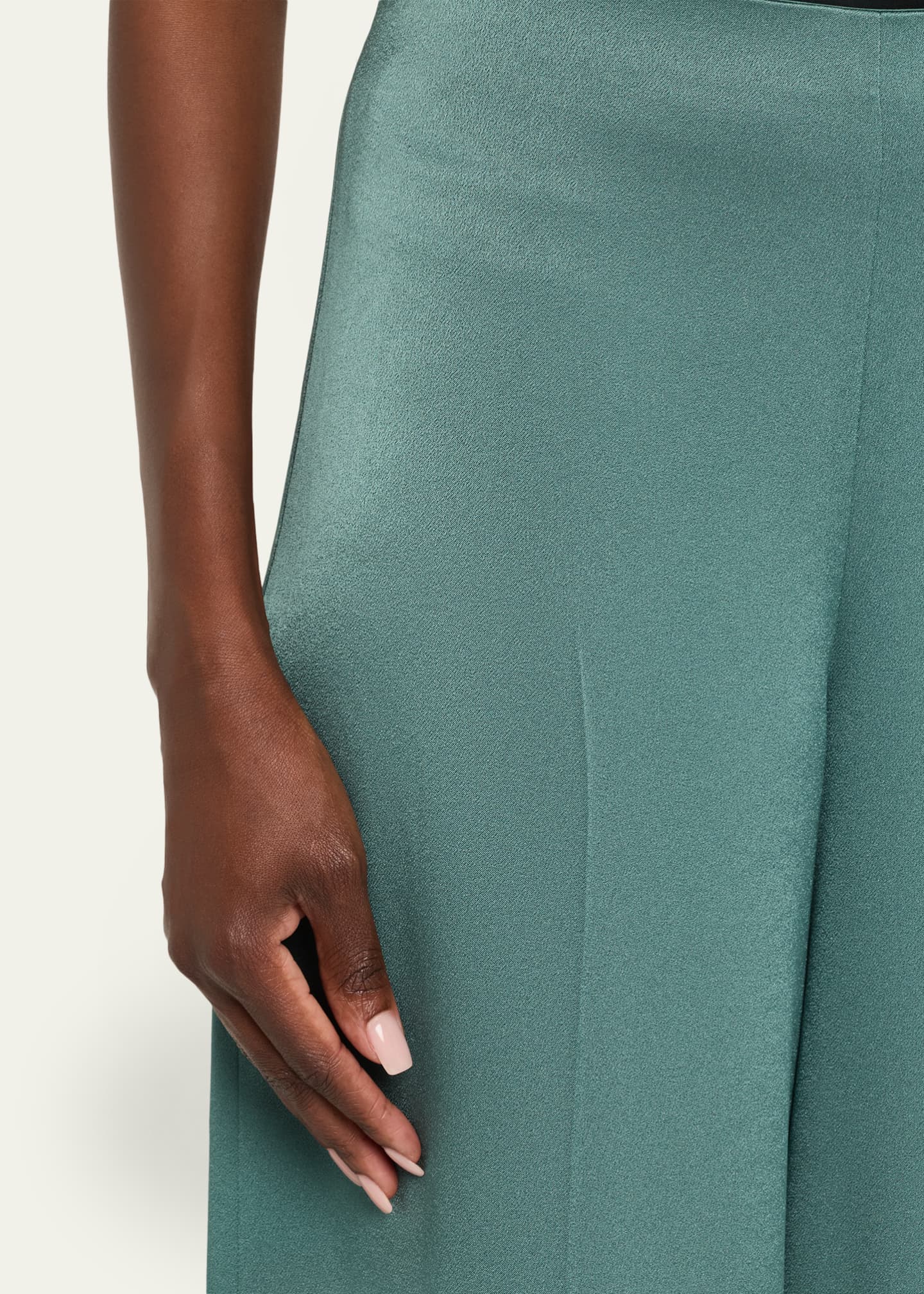 Ungaro Kai Wide-Leg Satin Pants - Bergdorf Goodman