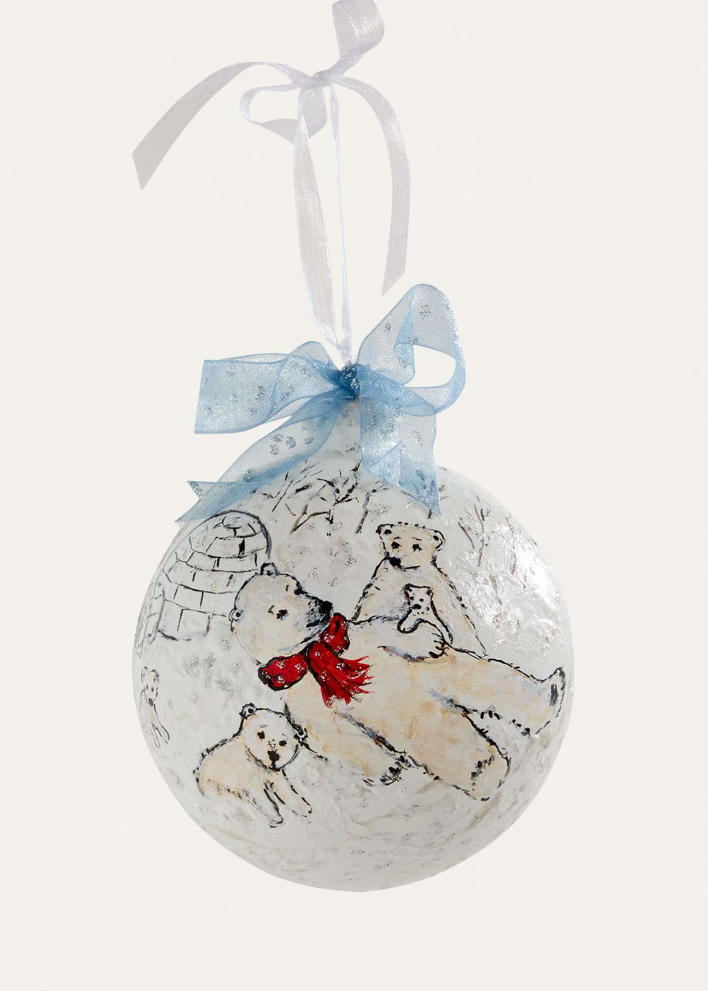 Nancy George-Michalson Polar Bears Christmas Ornament - Bergdorf Goodman