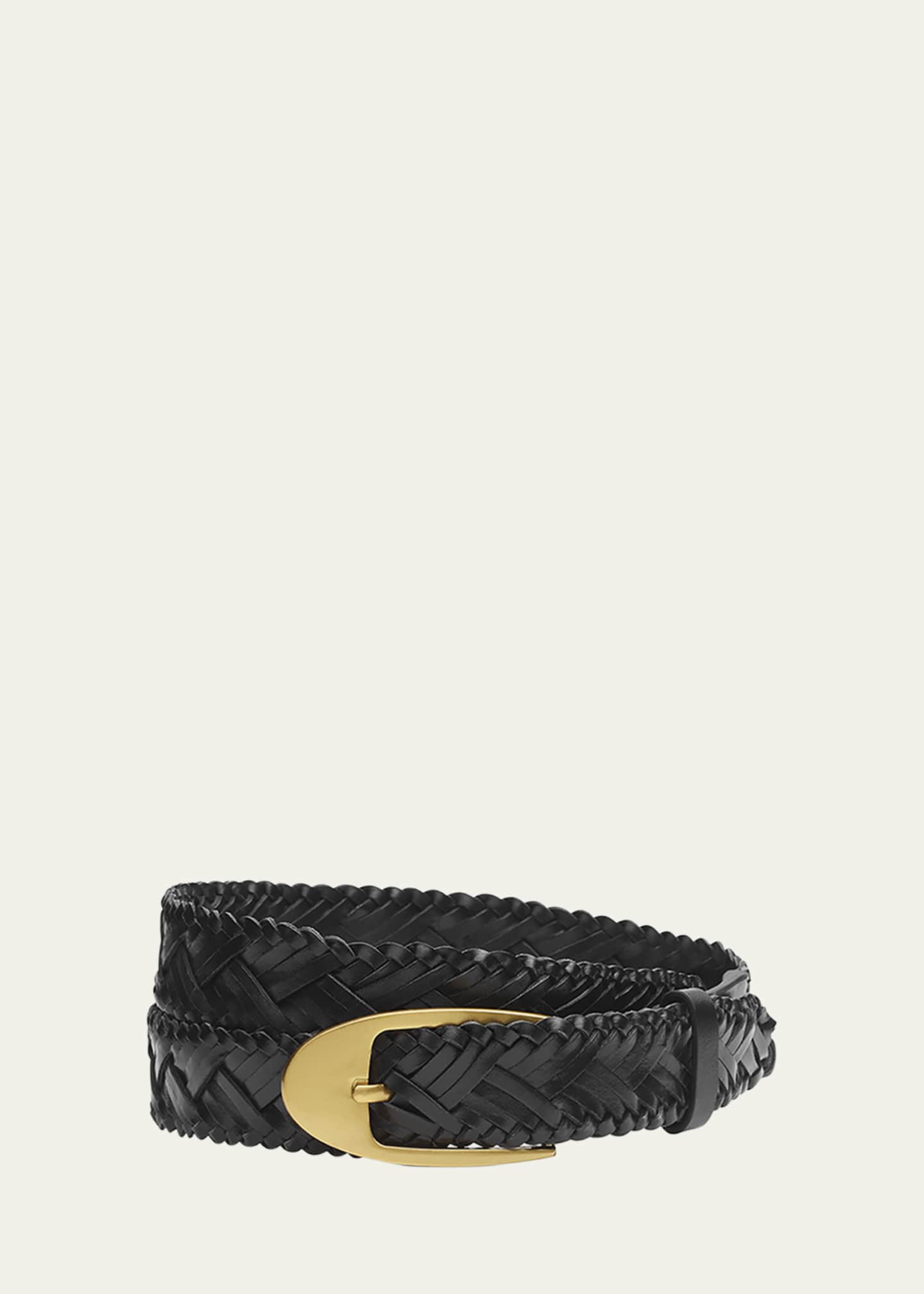 Rag & Bone Gemma Woven Leather Belt - Bergdorf Goodman