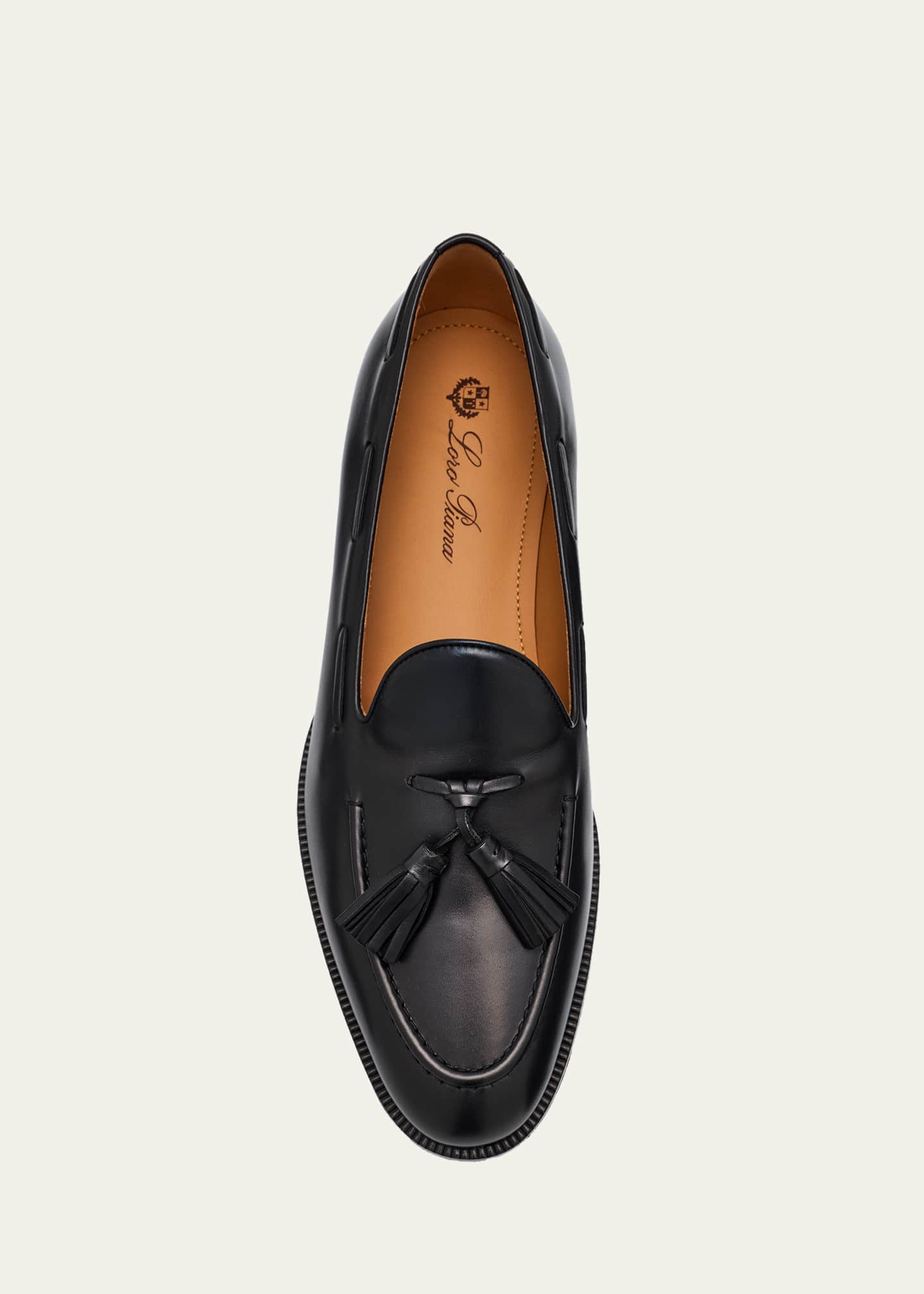 Loro Piana Men's Serge Walk Heritage Leather Tassel Loafers - Bergdorf ...