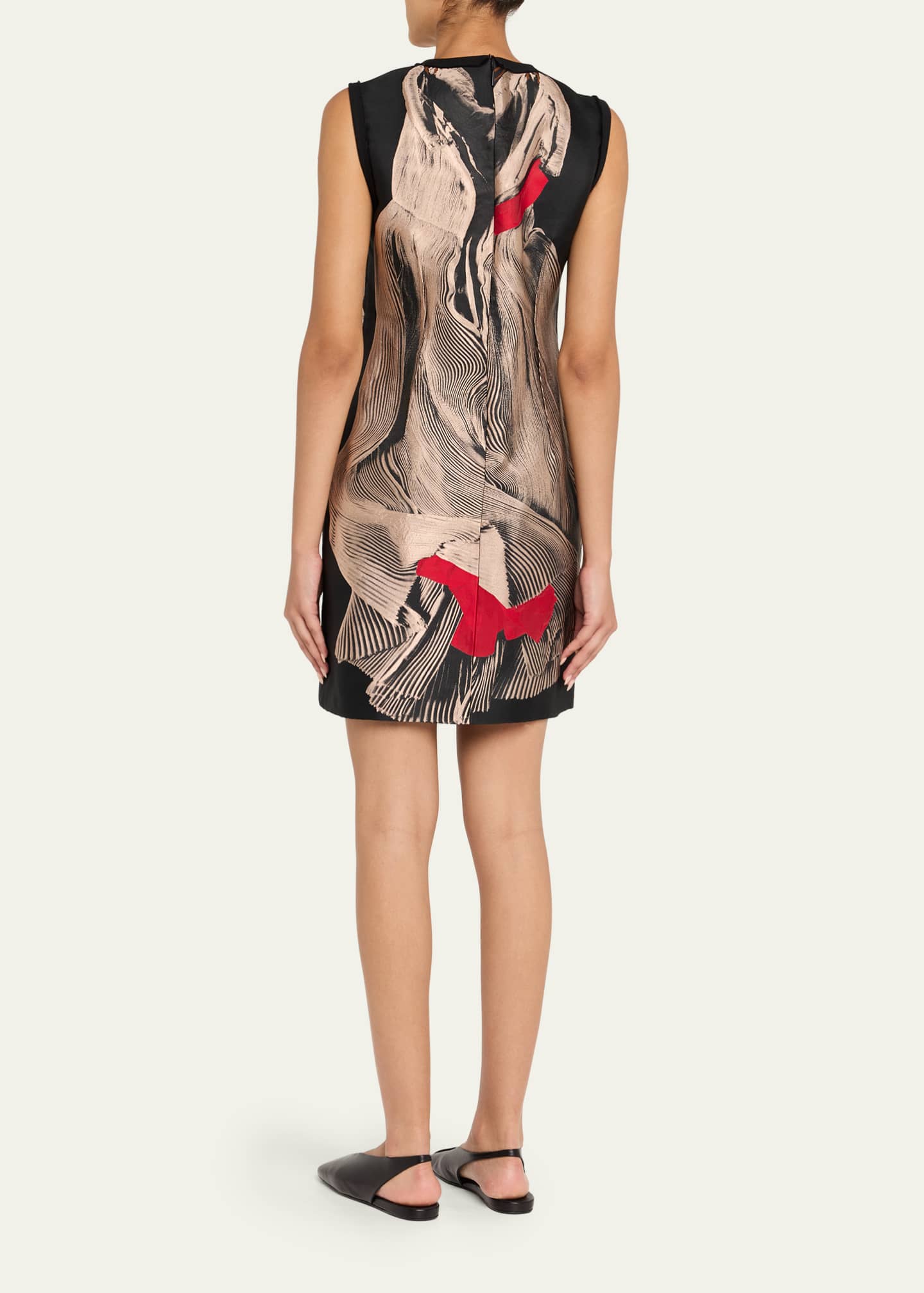 Jason Wu Collection Dancing Pleat Jacquard Sleeveless Mini Dress ...