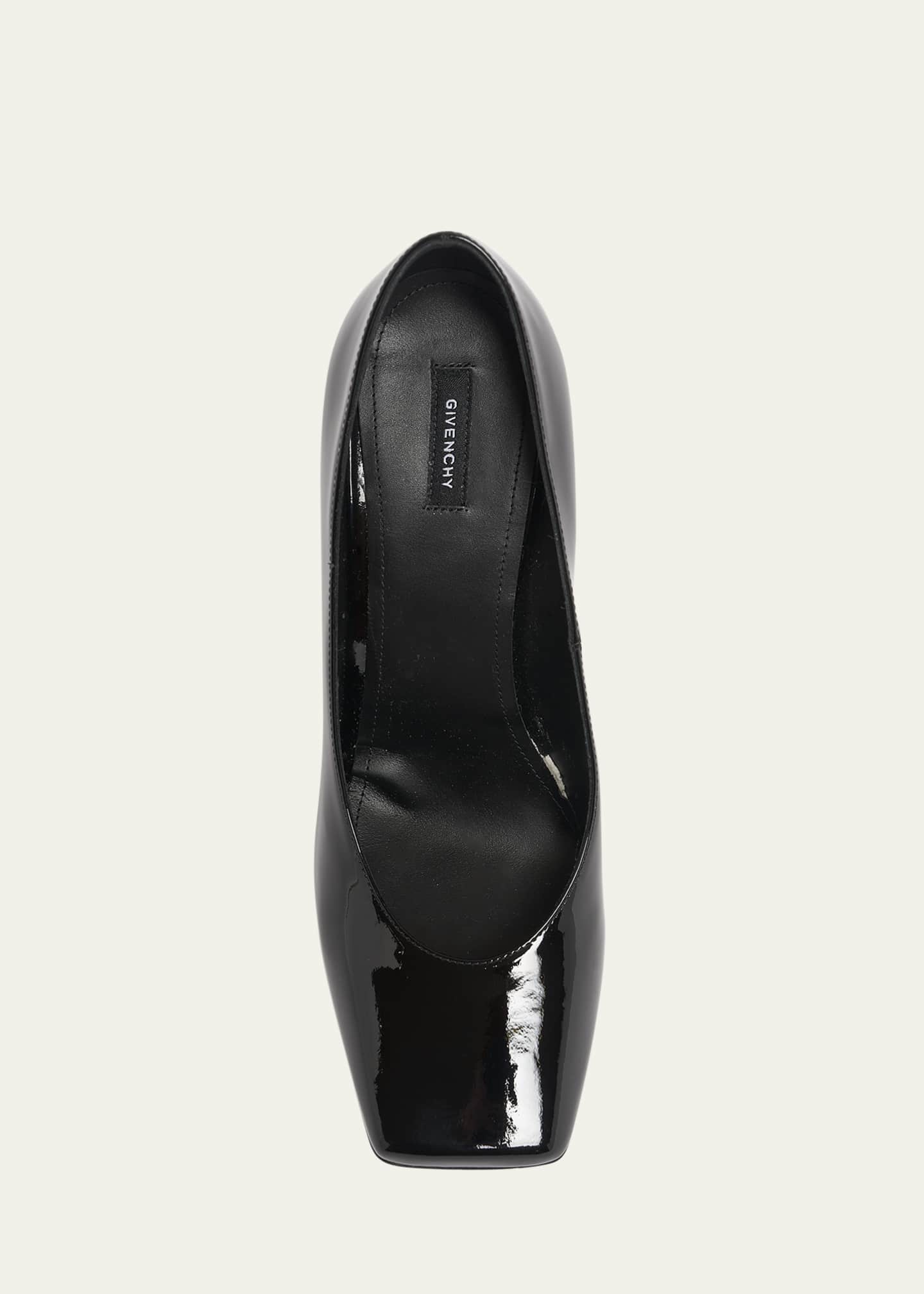 Givenchy Squared Patent Leather Pumps - Bergdorf Goodman