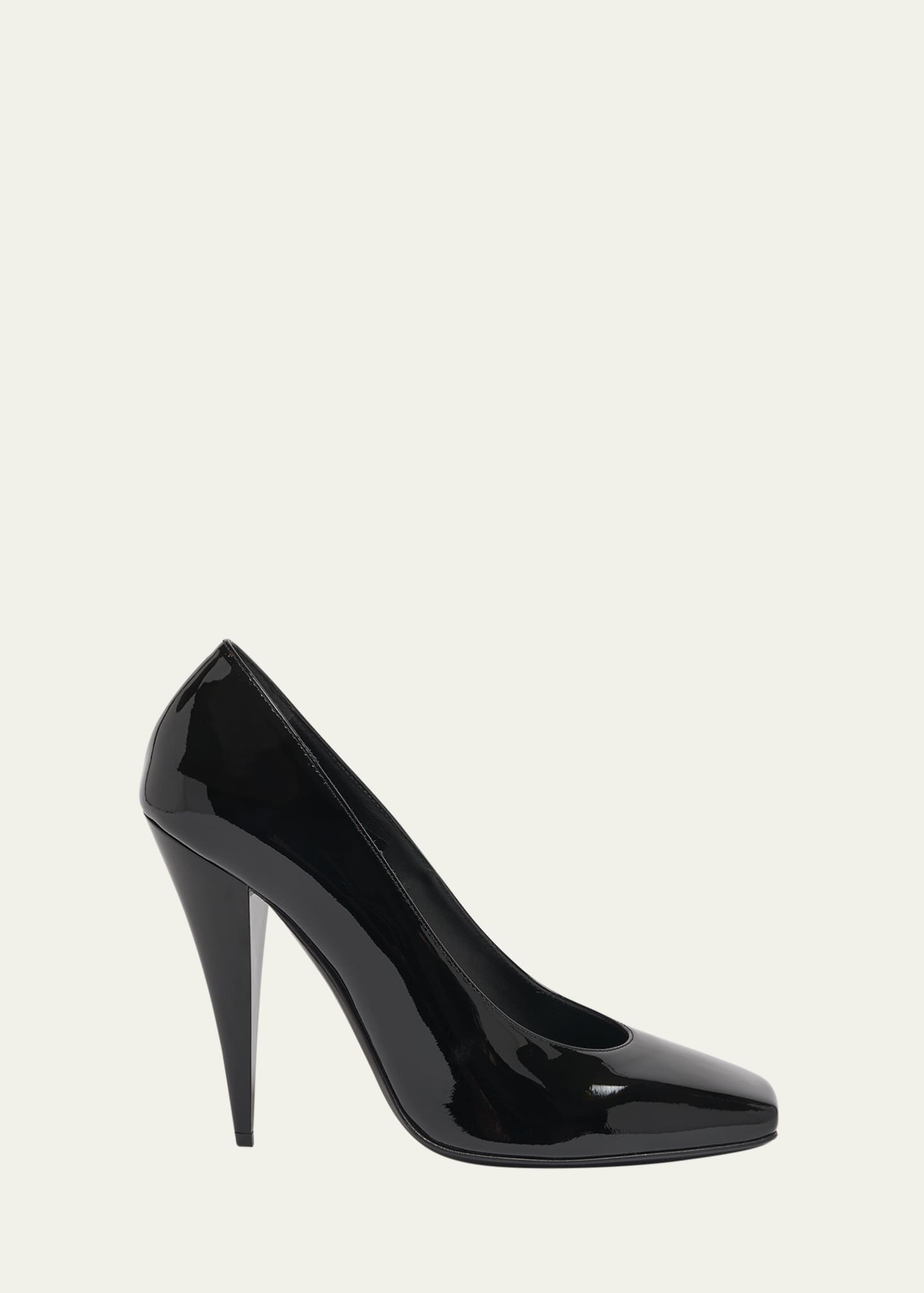Givenchy Squared Patent Leather Pumps - Bergdorf Goodman