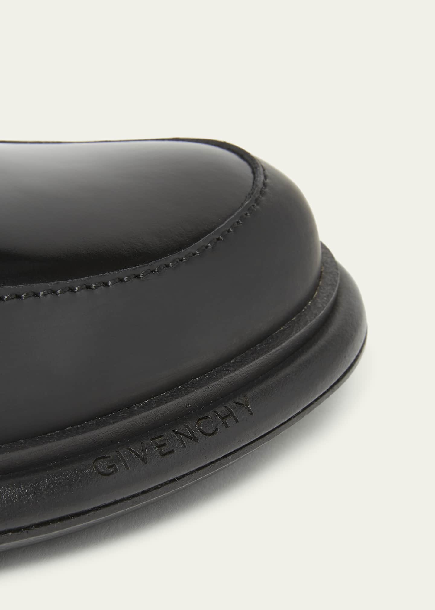 Givenchy Derbie Leather Lace-Up Loafers - Bergdorf Goodman