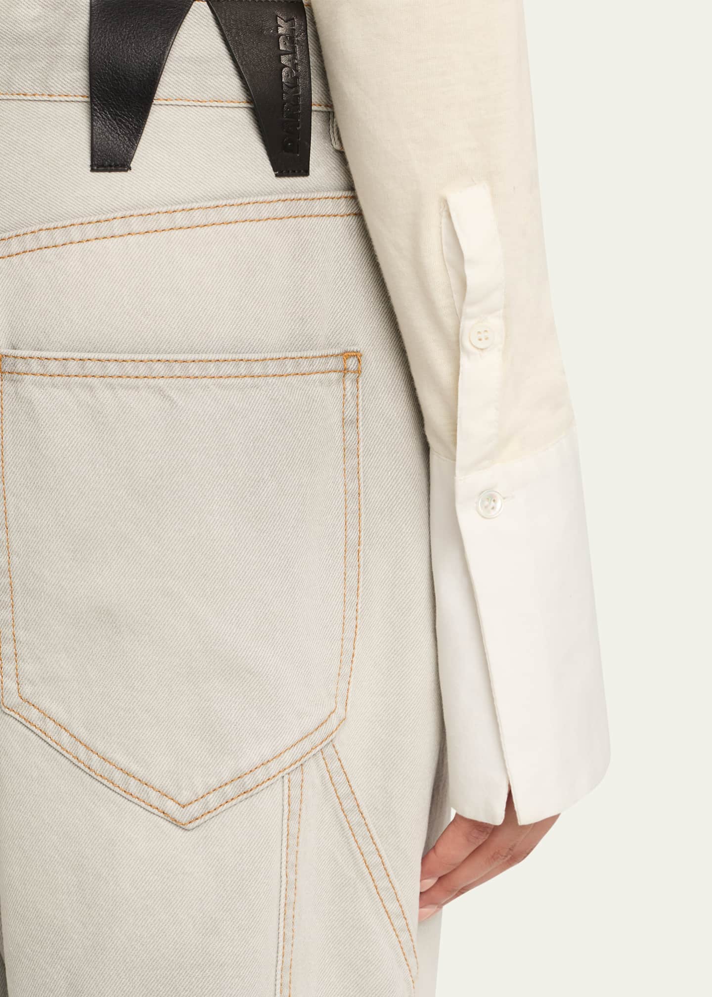 DARKPARK Lisa Loose-Fit Jeans with Belt Detail - Bergdorf Goodman