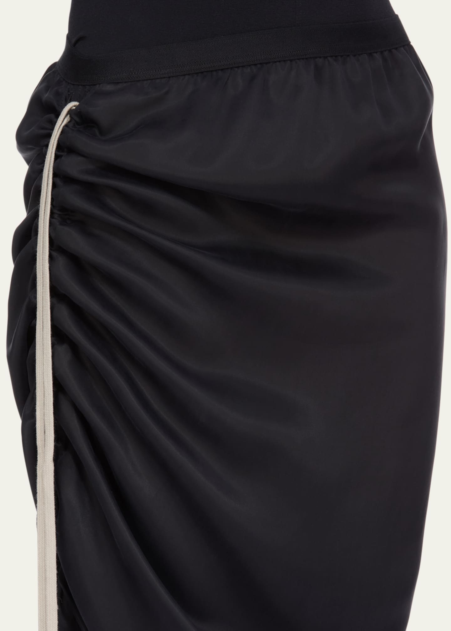 Rick Owens Draped Slit Maxi Skirt - Bergdorf Goodman