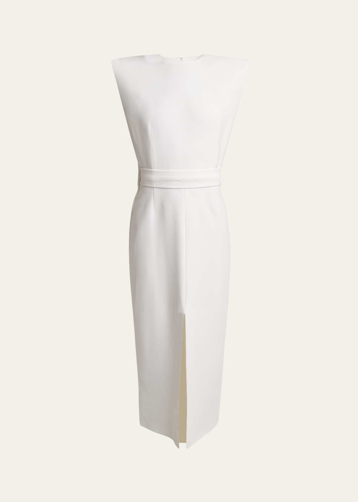 Givenchy Sleeveless Crepe Midi Cape Dress - Bergdorf Goodman