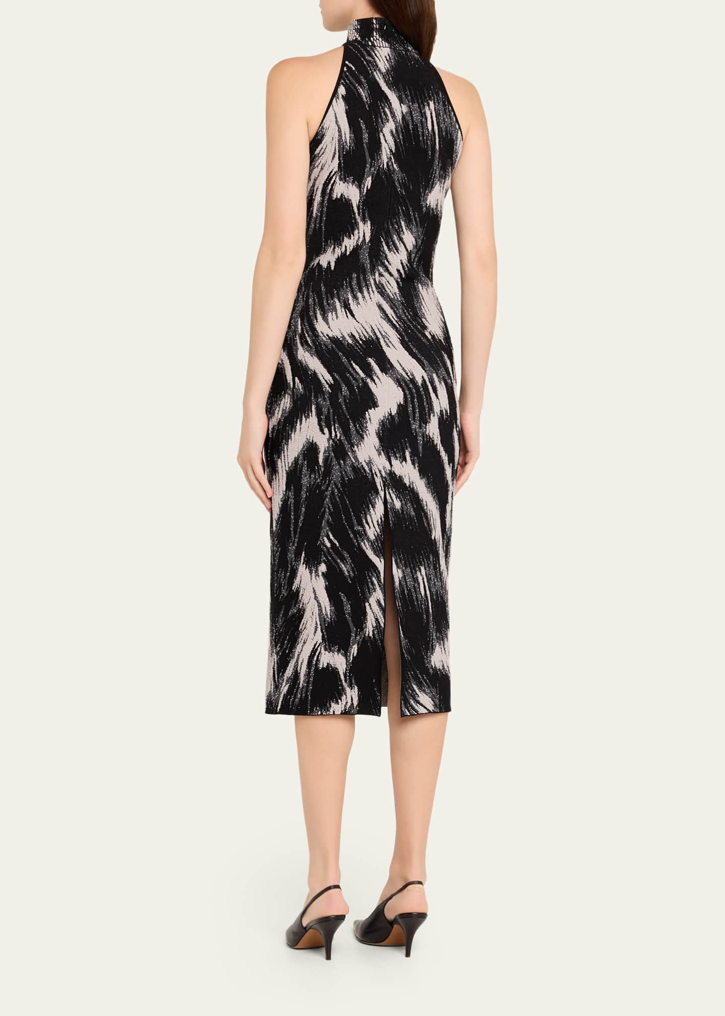 Givenchy Sleeveless Mock-Neck Midi Dress - Bergdorf Goodman