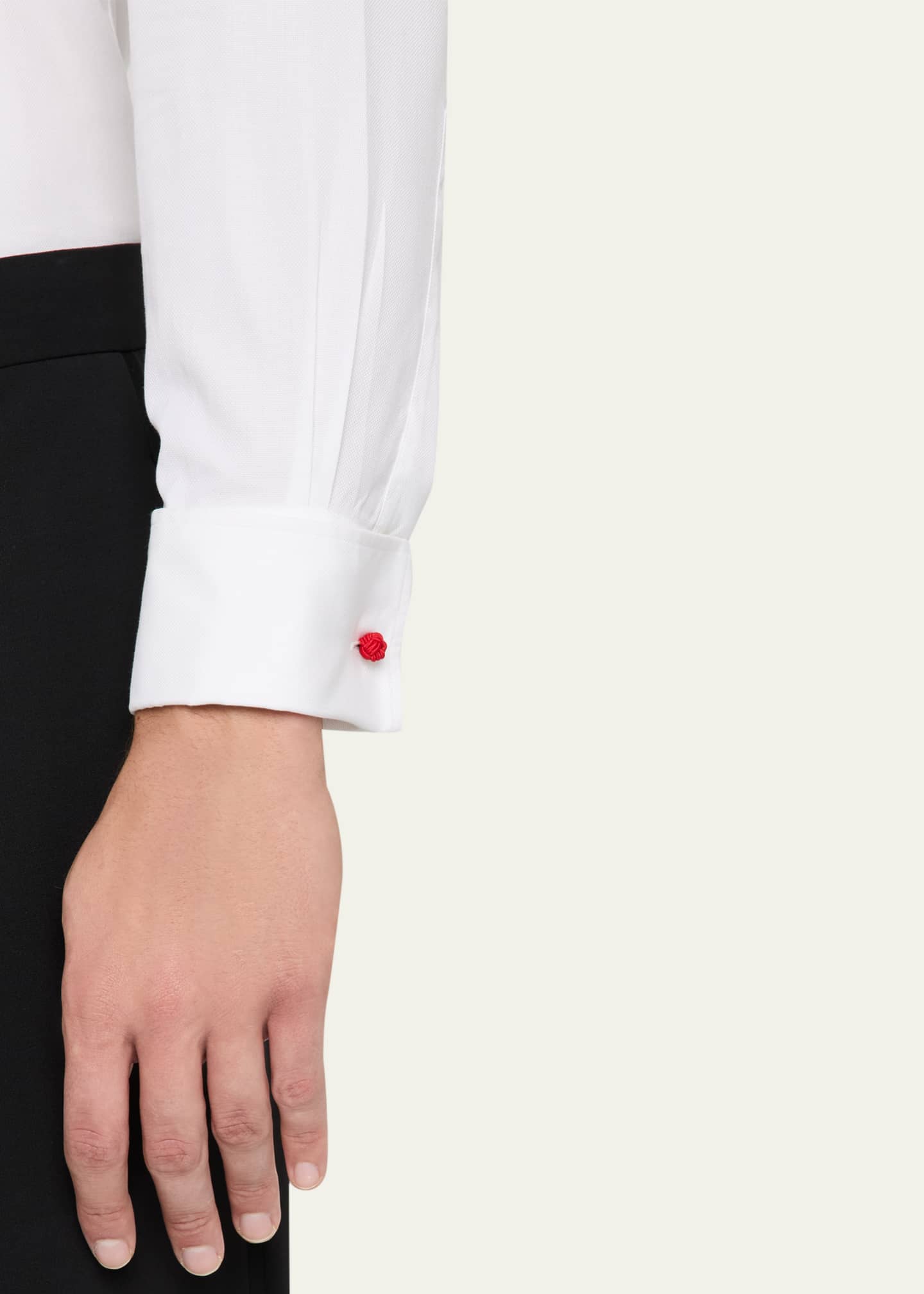 Charvet Men's Knotted Cotton Cufflinks - Bergdorf Goodman