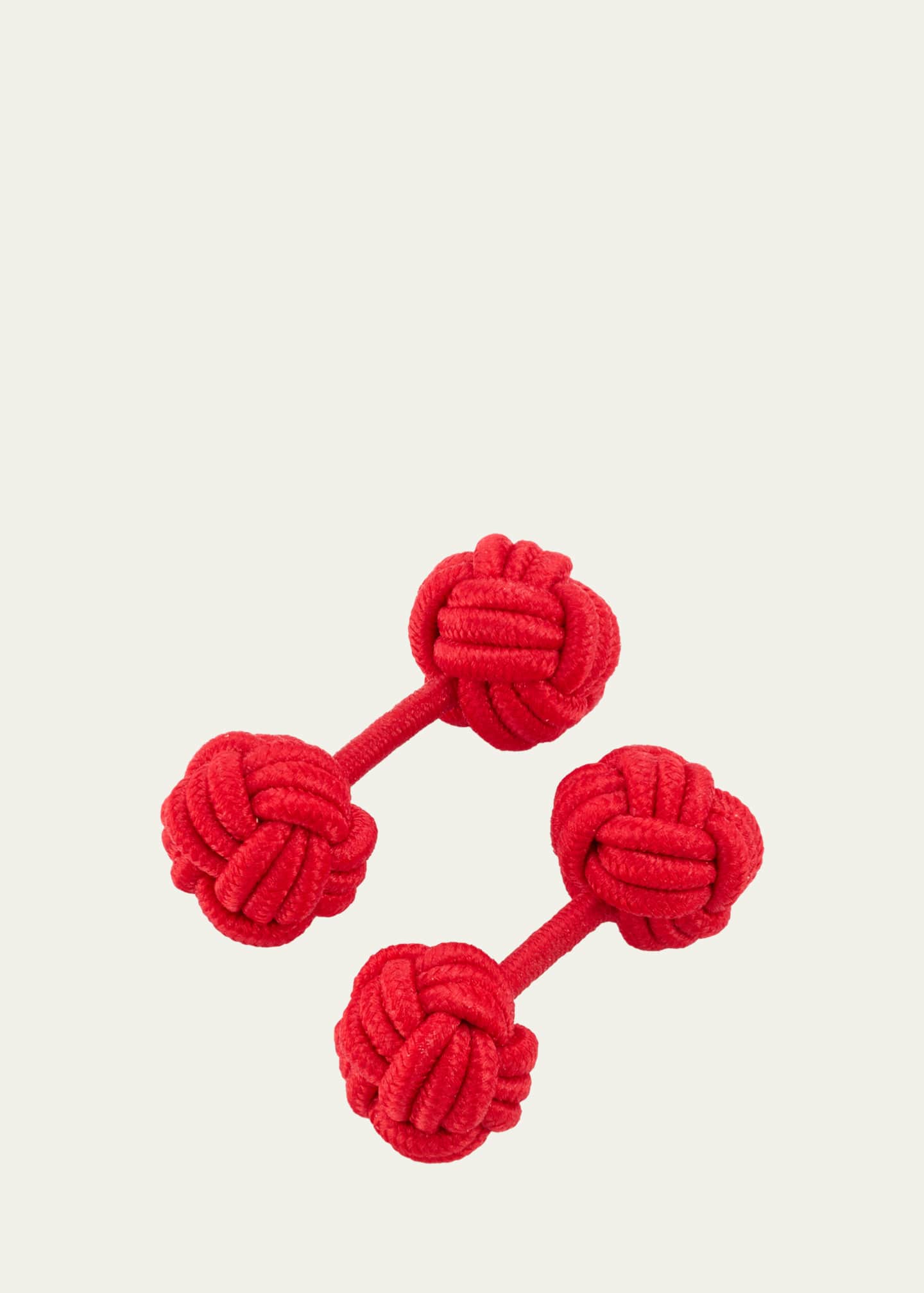 Charvet Men's Knotted Cotton Cufflinks - Bergdorf Goodman