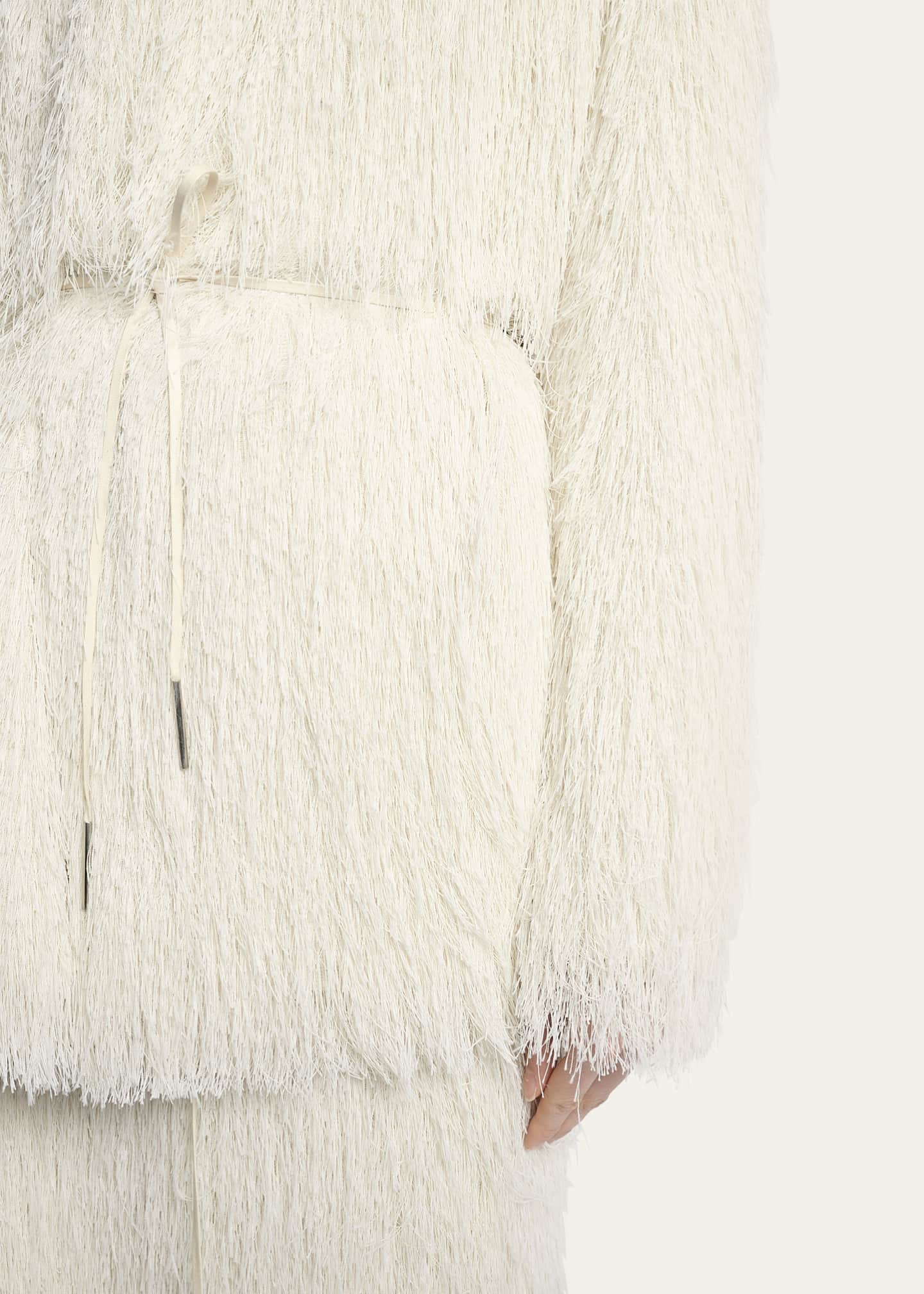 Dries Van Noten Fringed Jacket - Bergdorf Goodman