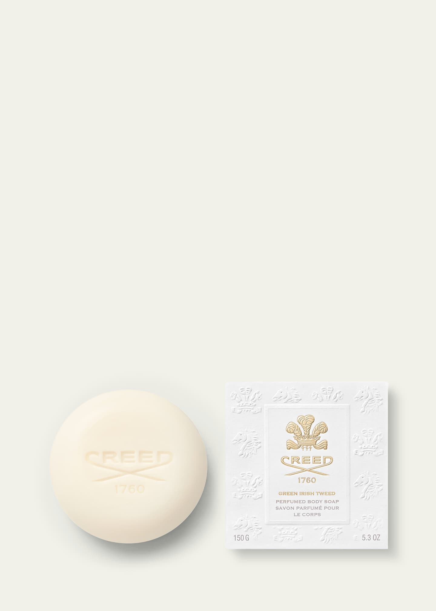CREED Green Irish Tweed Soap, - Bergdorf Goodman