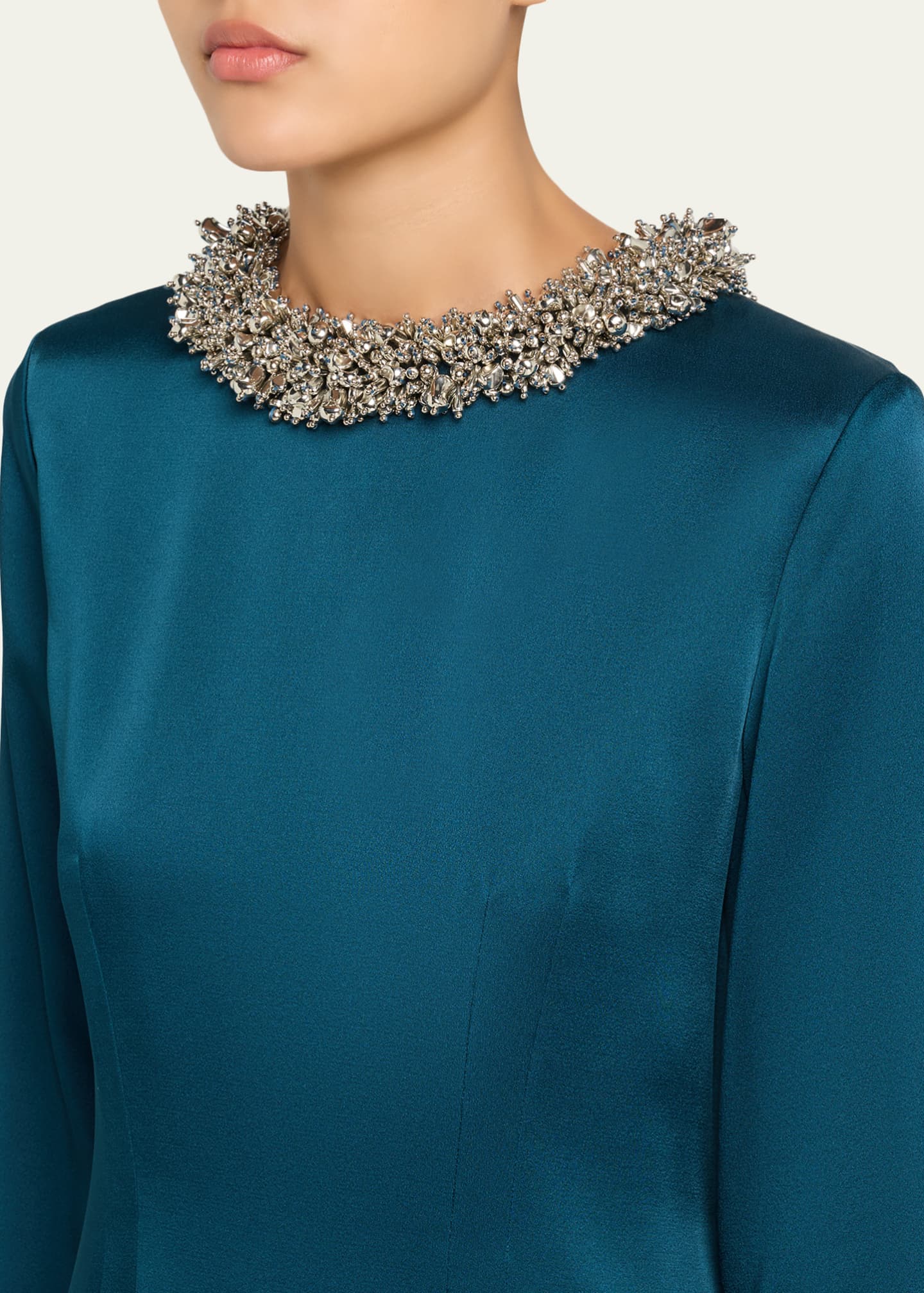 Dries Van Noten Danora Embellished Midi Sheath Dress - Bergdorf Goodman