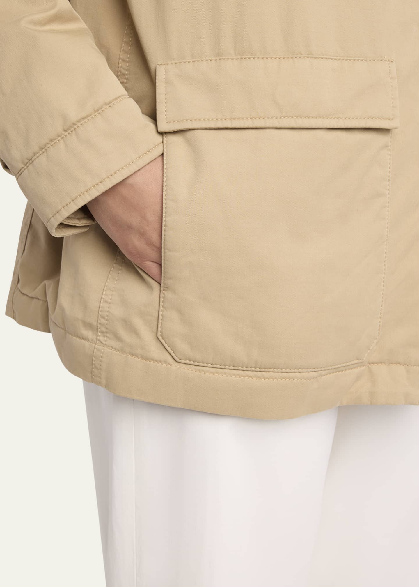 THE ROW Aurelius Cotton-Cashmere Zip Jacket - Bergdorf Goodman