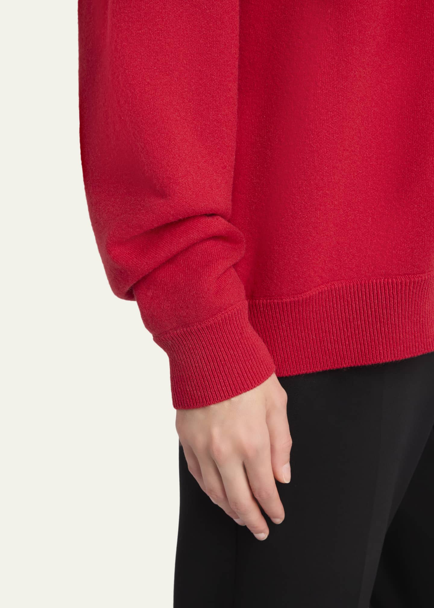THE ROW Leora Cashmere Crewneck Sweater - Bergdorf Goodman