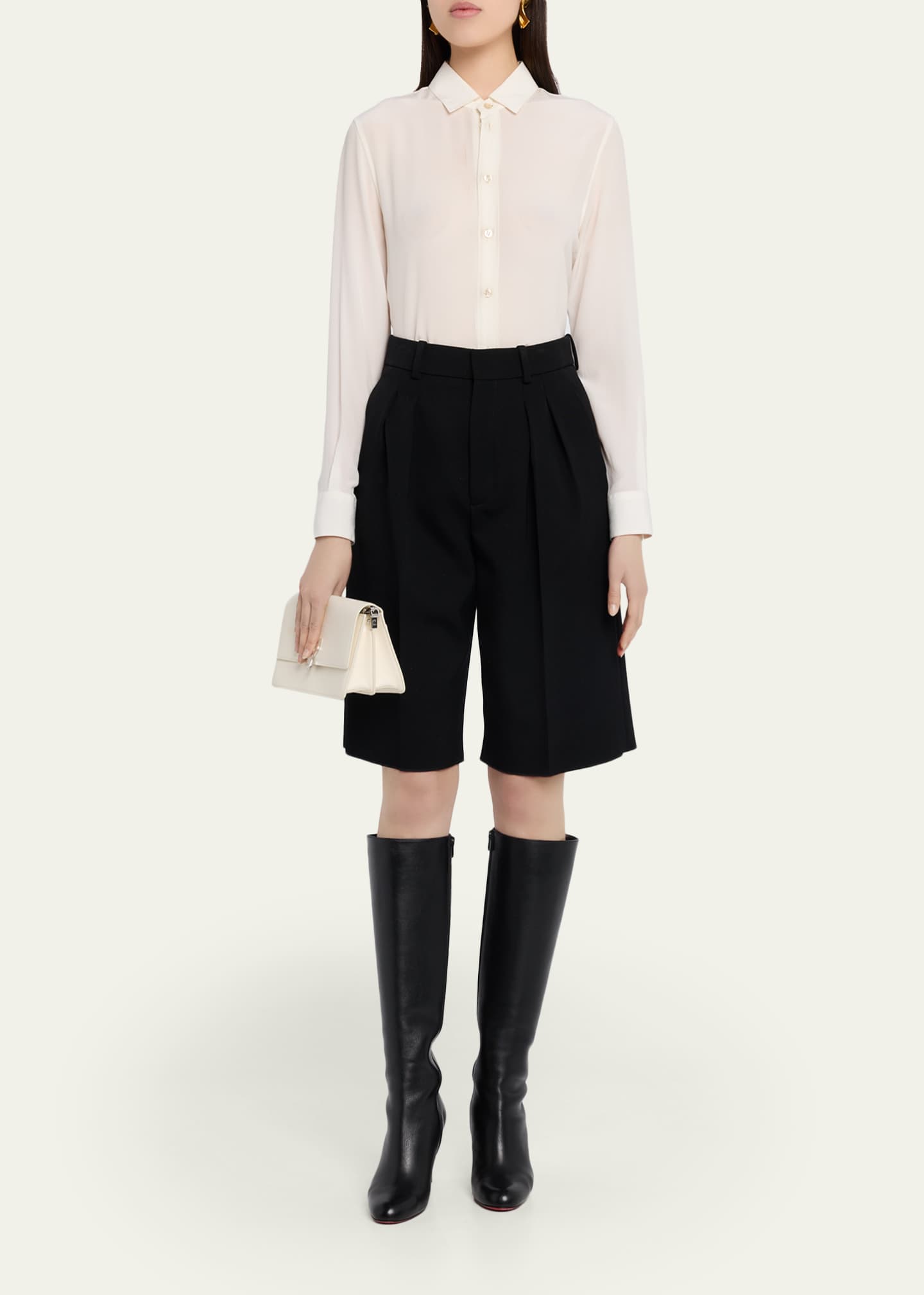 Christian Louboutin Bettina Nappa Leather Crossbody Bag - Bergdorf Goodman