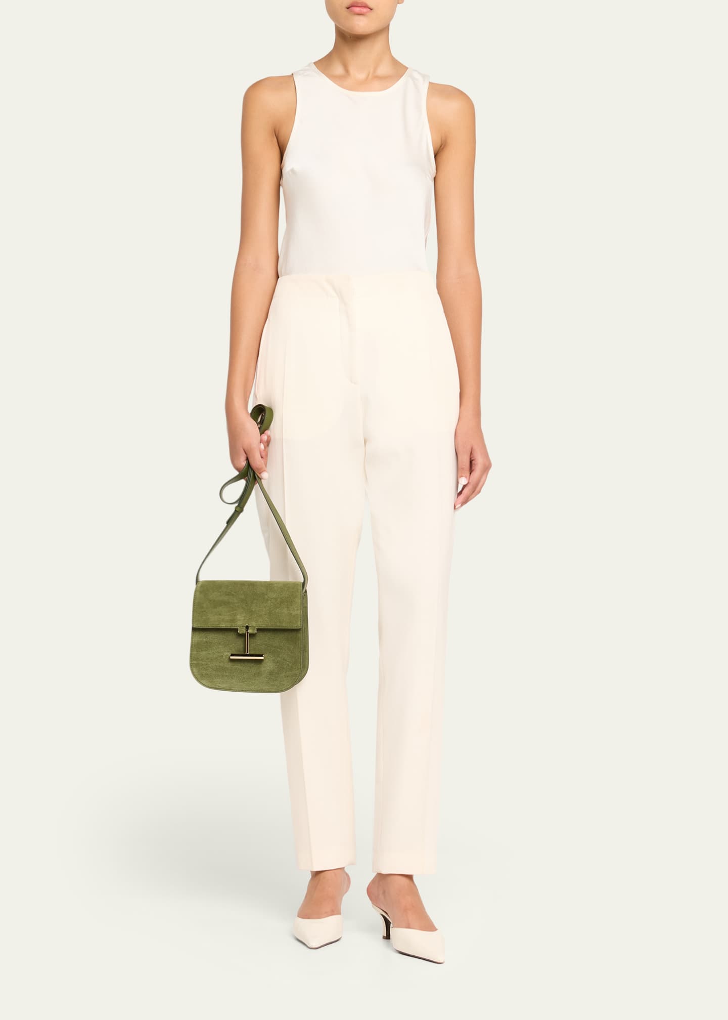 TOM FORD Tara Mini Crossbody Bag in Suede - Bergdorf Goodman