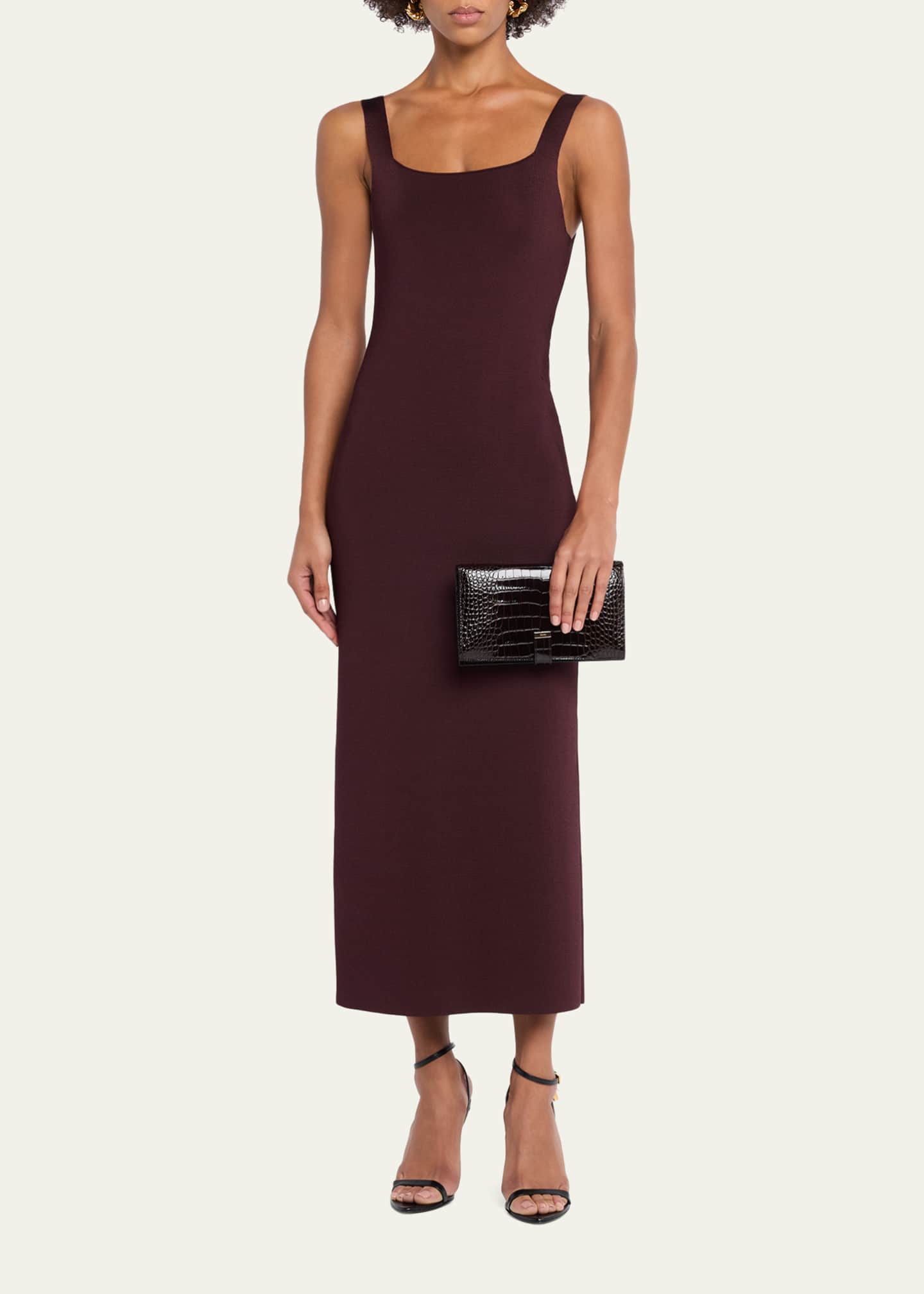 TOM FORD Organizer Shoulder Bag in Croc-Embossed Leather - Bergdorf Goodman
