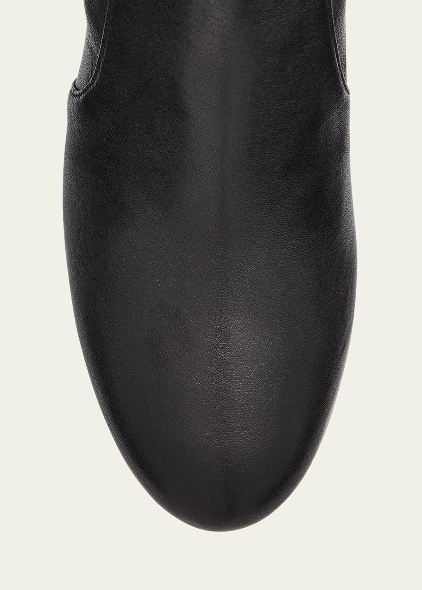 Stuart Weitzman Babette Leather Booties - Bergdorf Goodman