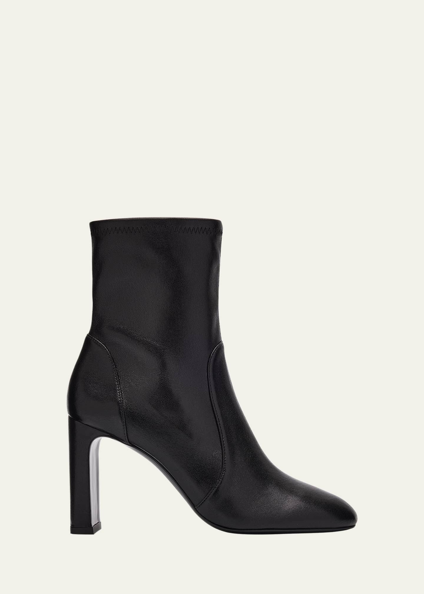 Stuart Weitzman Babette Leather Booties - Bergdorf Goodman