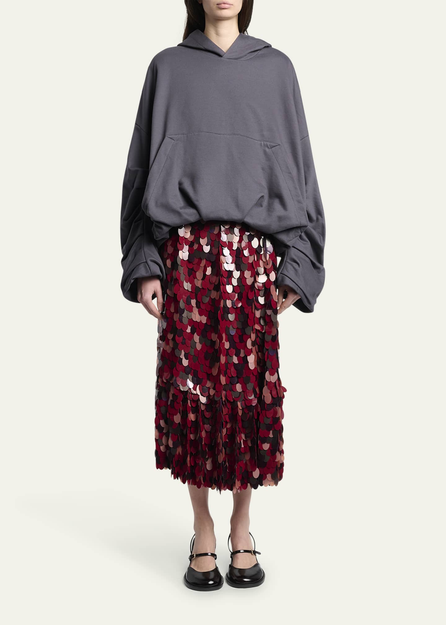 Dries Van Noten Hannett Oversized Hooded Sweatshirt - Bergdorf Goodman