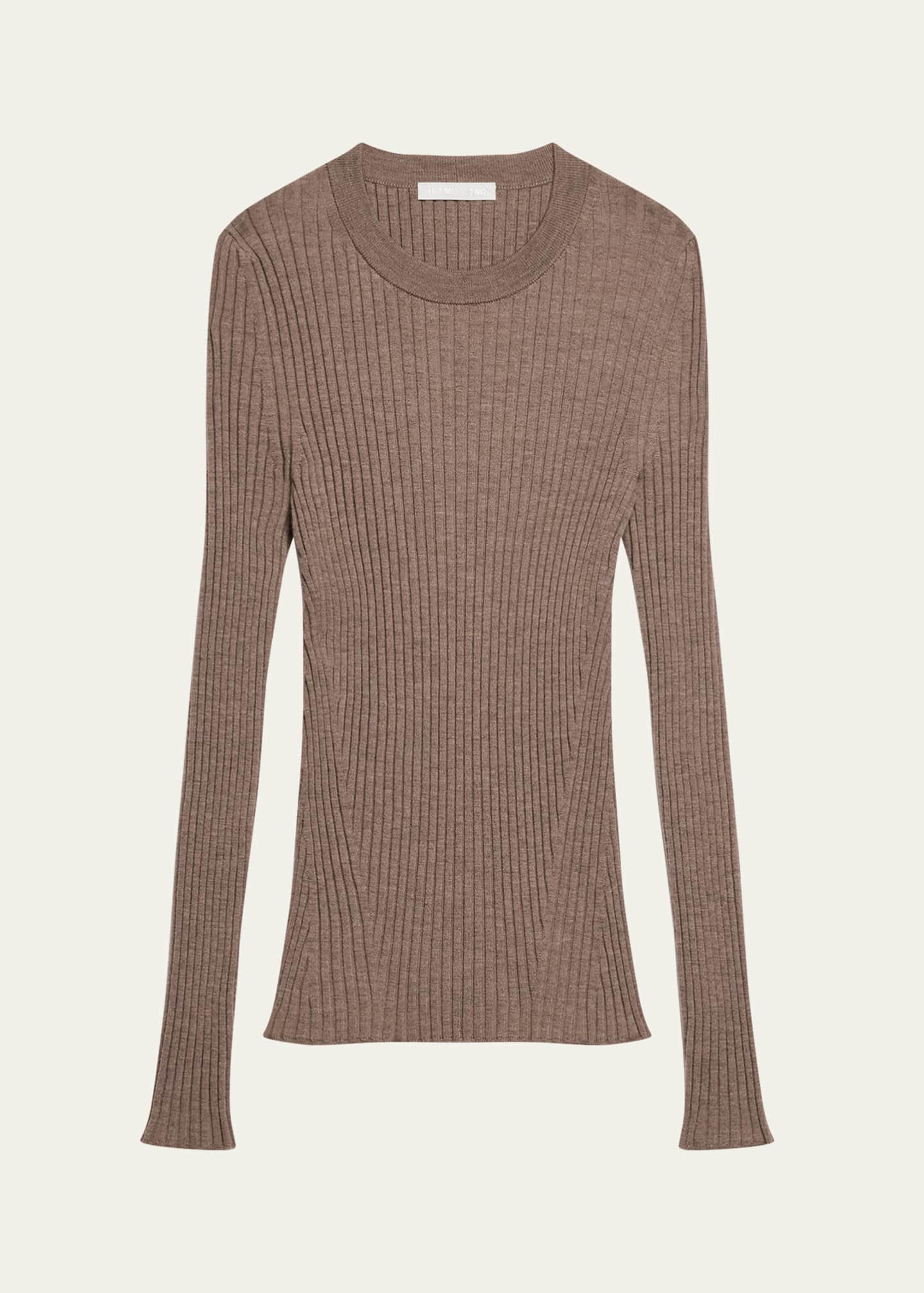 Helmut Lang Open-Back Ribbed Wool Top - Bergdorf Goodman