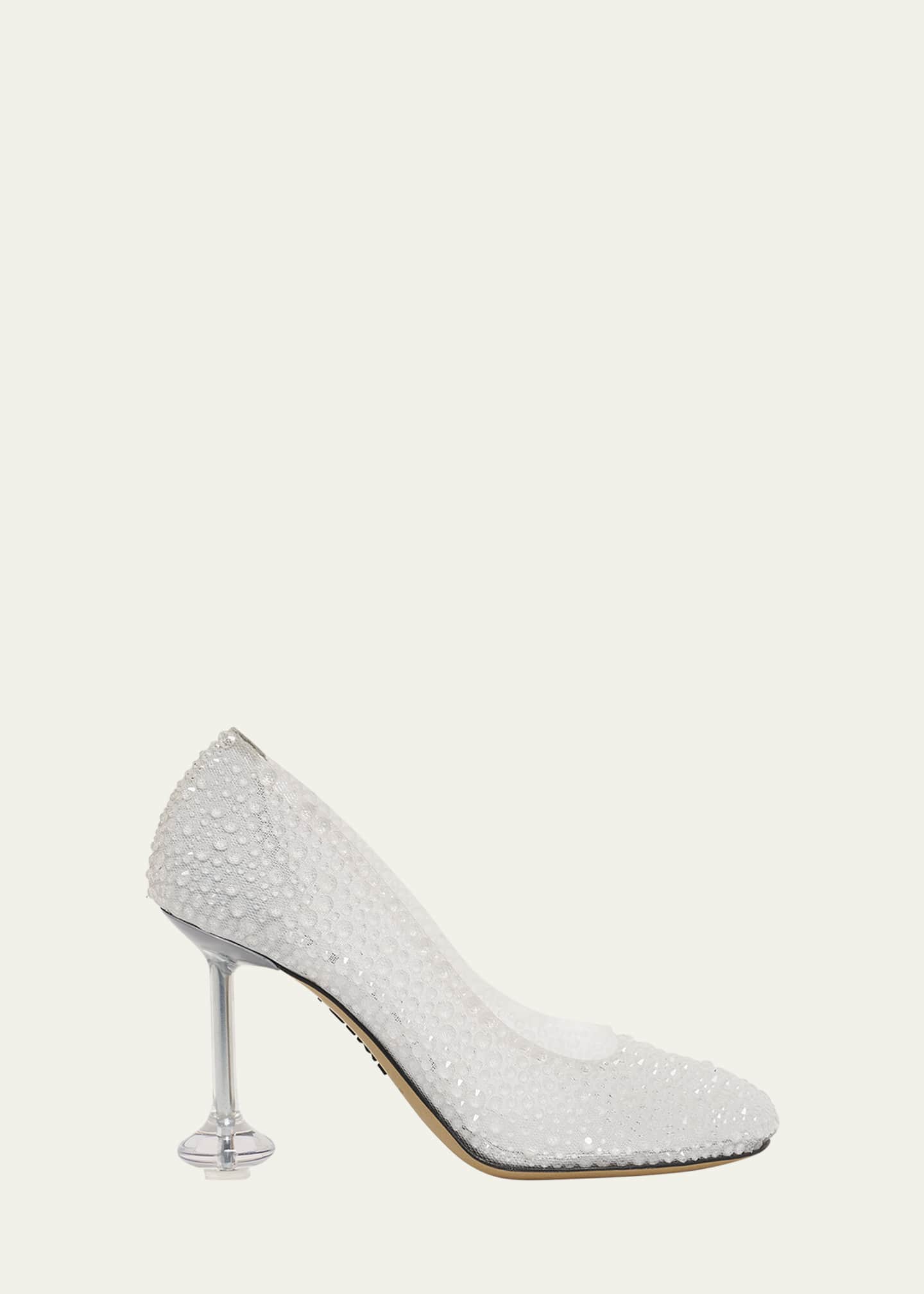Loewe Toy Strass Mesh Pumps - Bergdorf Goodman