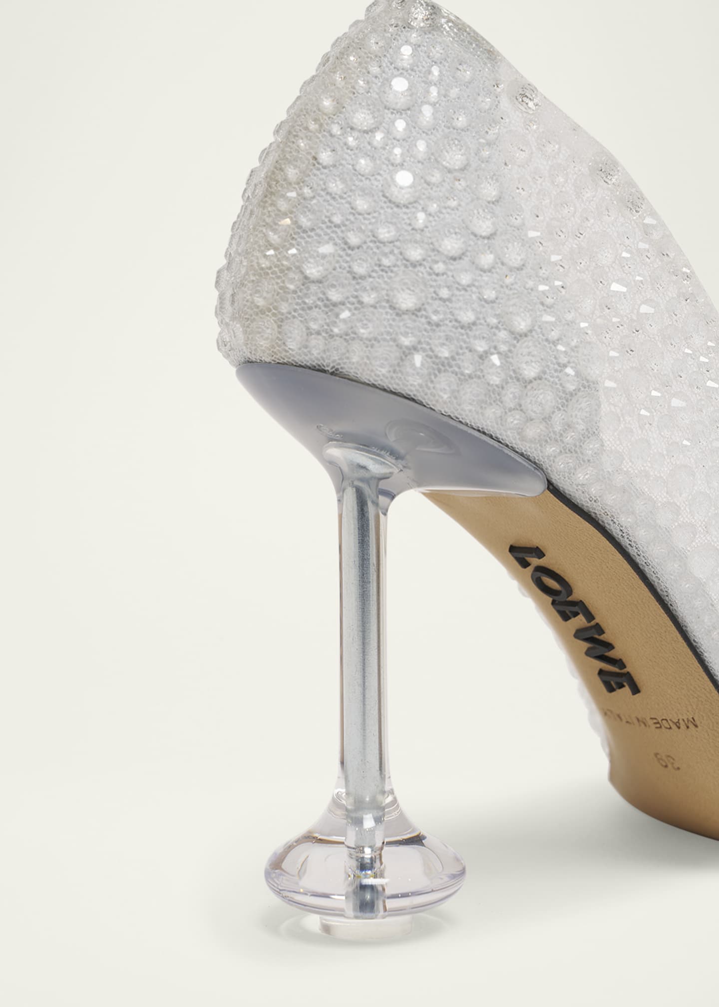 Loewe Toy Strass Mesh Pumps - Bergdorf Goodman