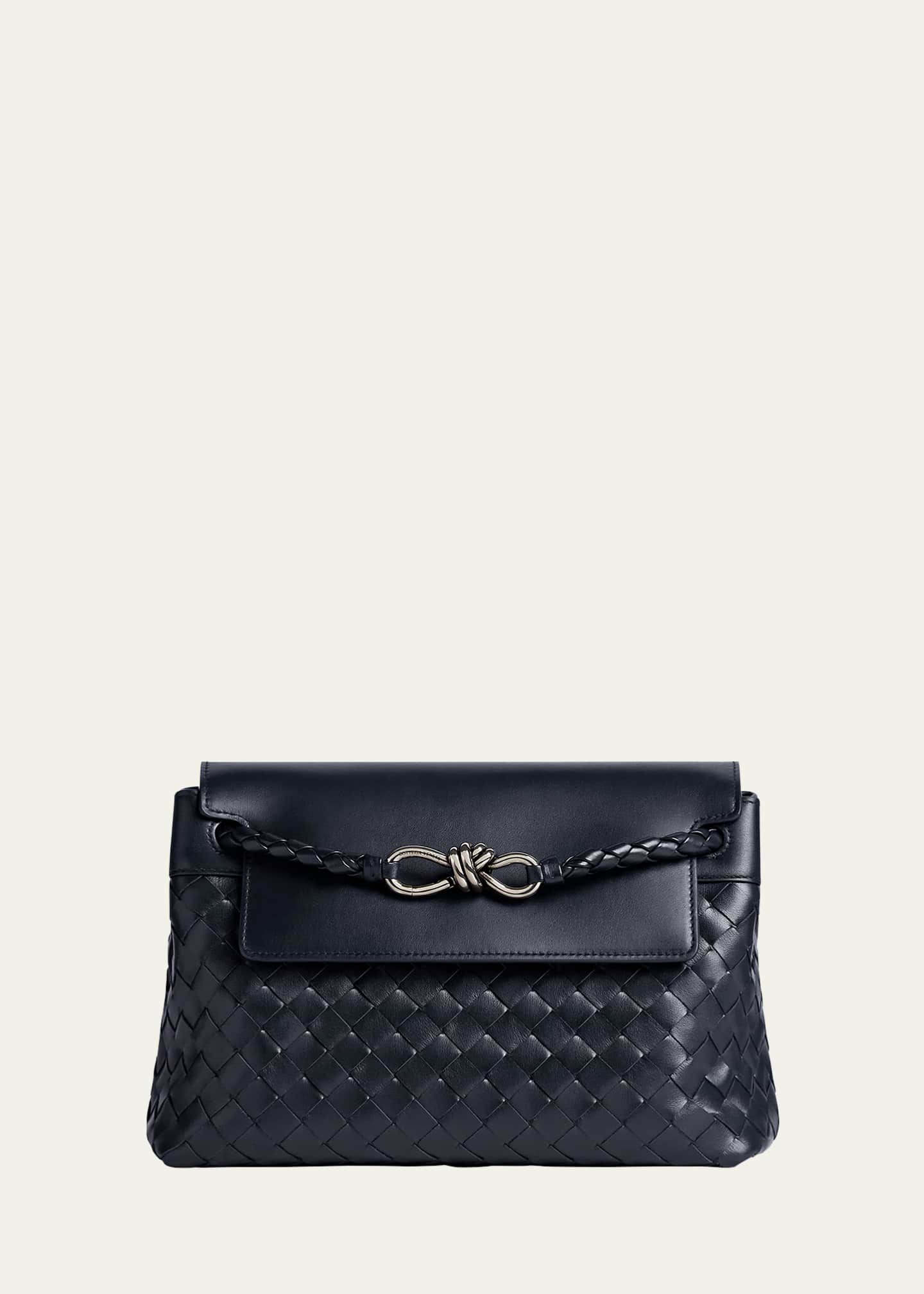 Bottega Veneta Men's Small Andiamo Leather Messenger Bag - Bergdorf Goodman