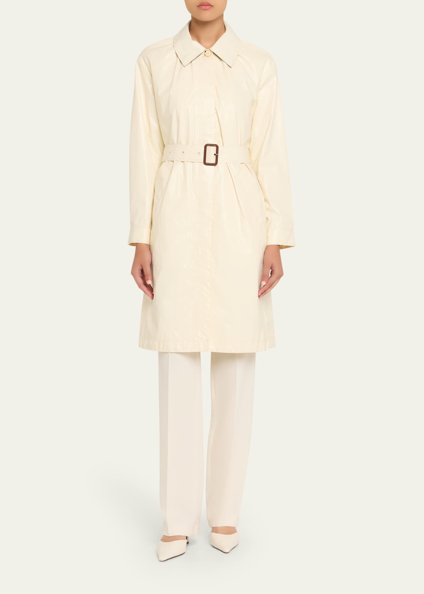 Jane Post Single-Breasted Trench Coat - Bergdorf Goodman
