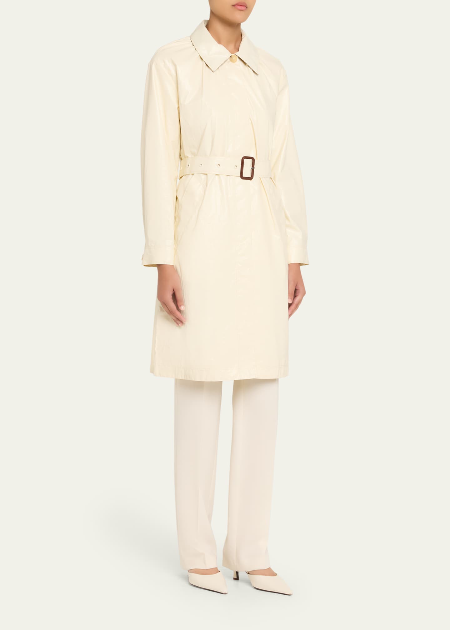 Jane Post Single-Breasted Trench Coat - Bergdorf Goodman