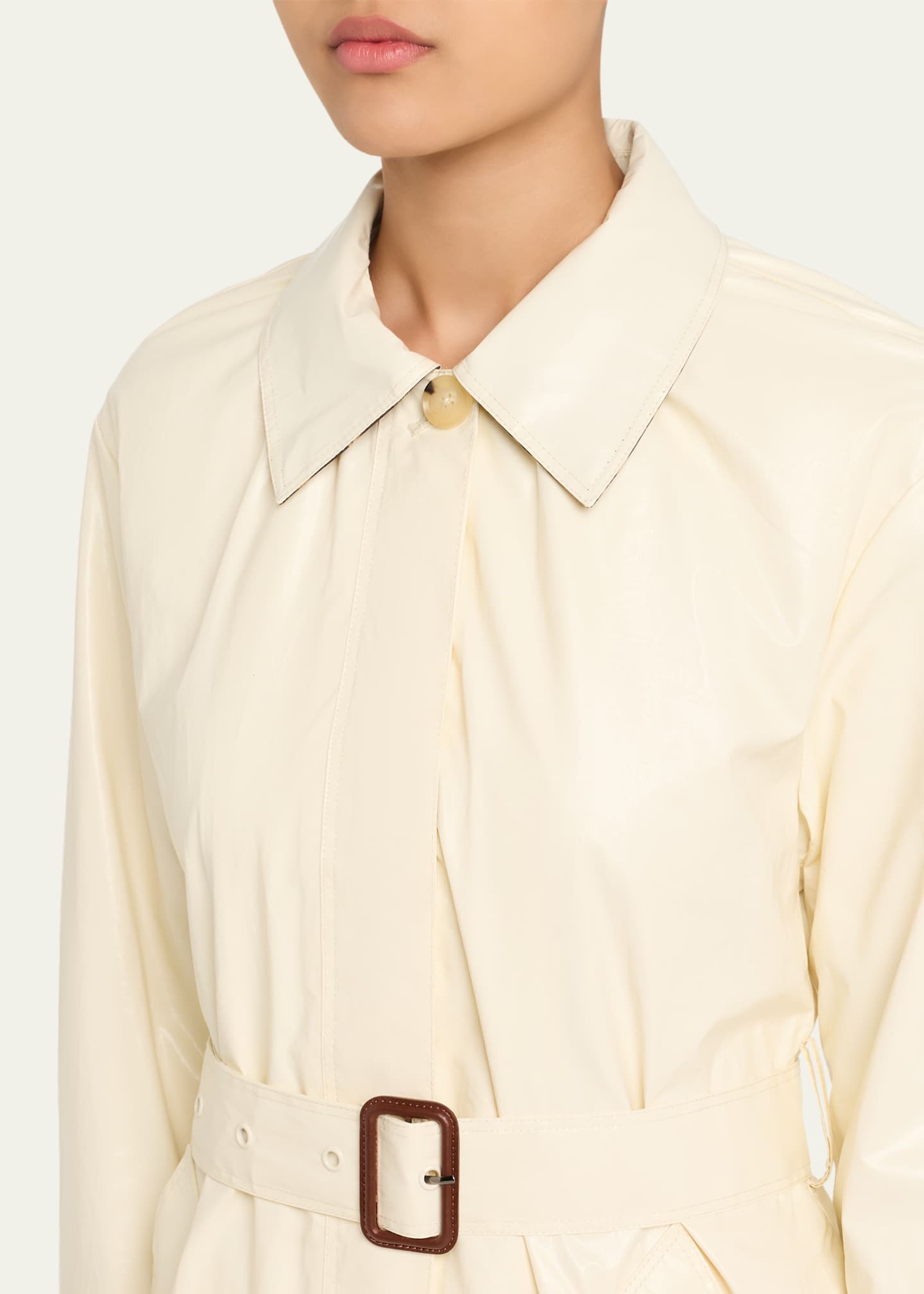 Jane Post Single-Breasted Trench Coat - Bergdorf Goodman