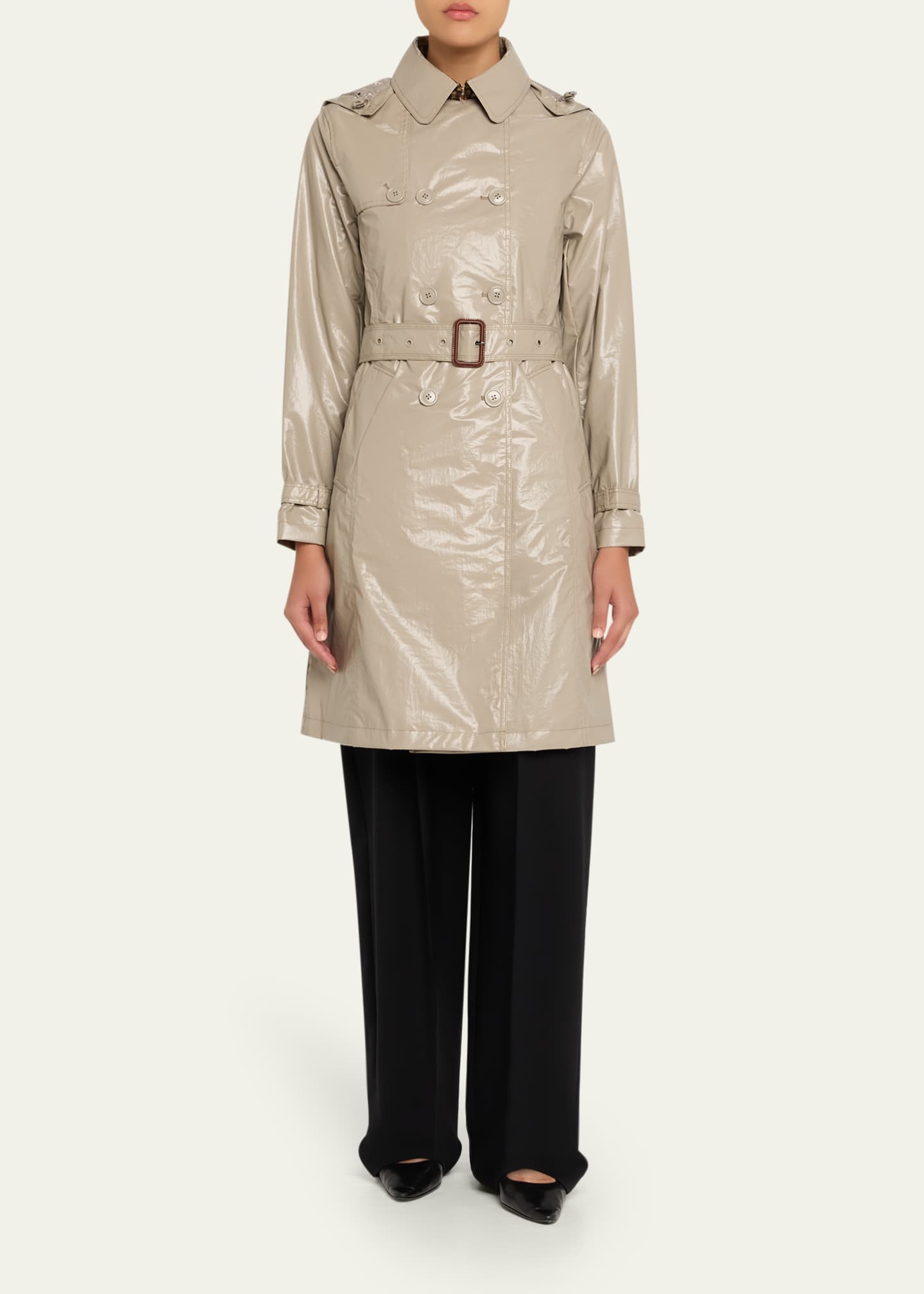 Jane Post Town Belted Trench Coat - Bergdorf Goodman
