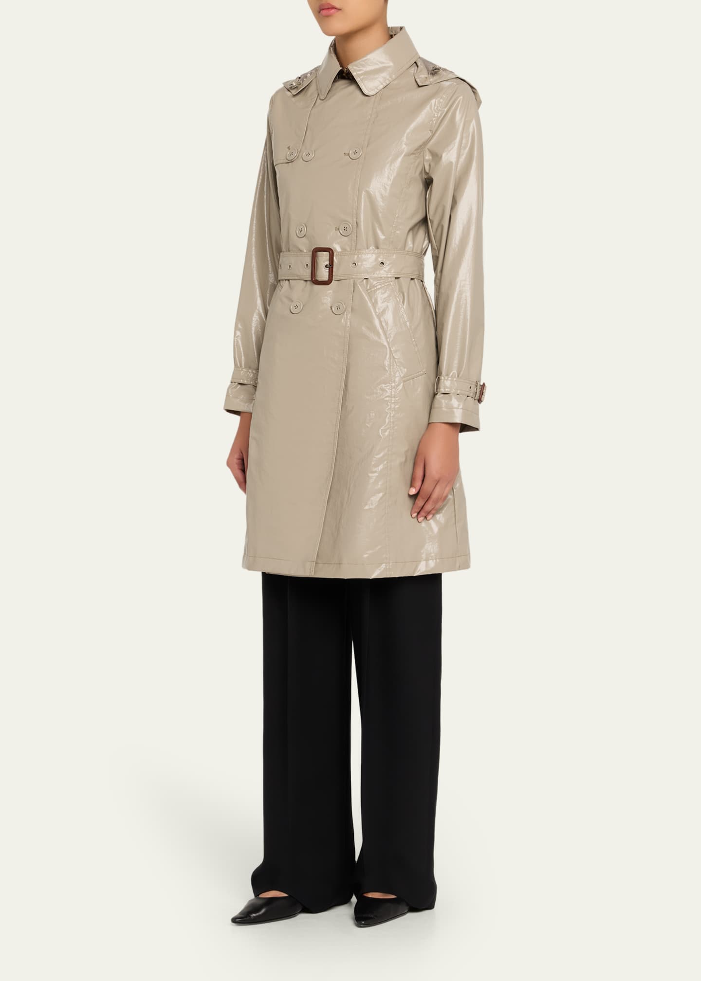 Jane Post Town Belted Trench Coat - Bergdorf Goodman
