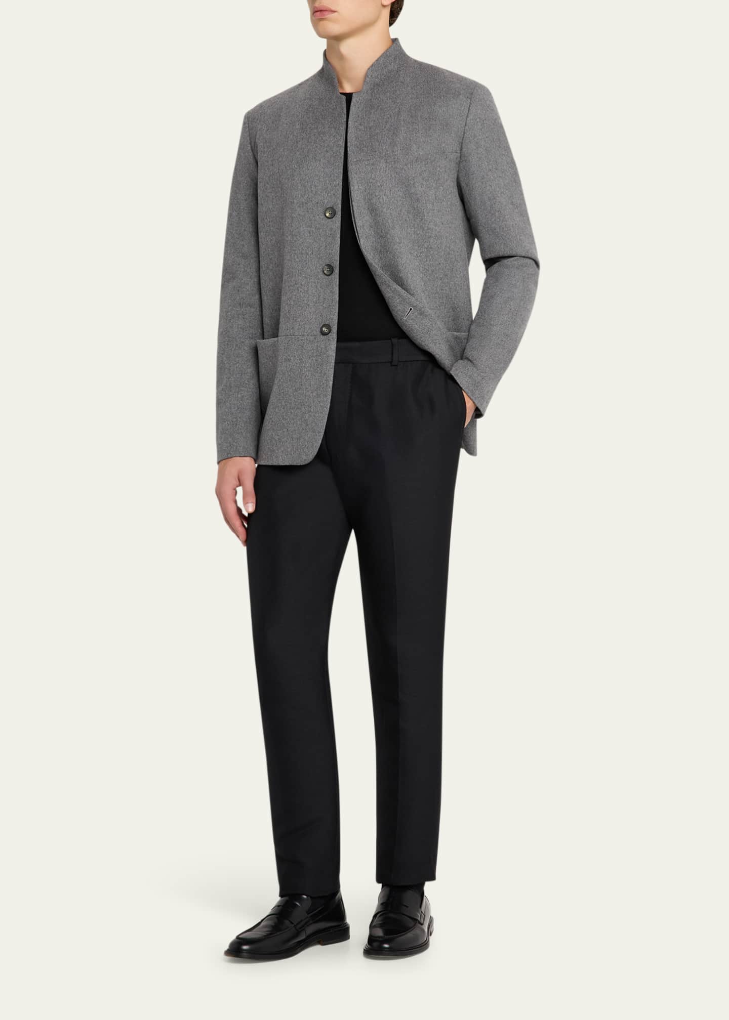 Sease Men's Ellen Wool and Cashmere Unstructured Blazer - Bergdorf Goodman