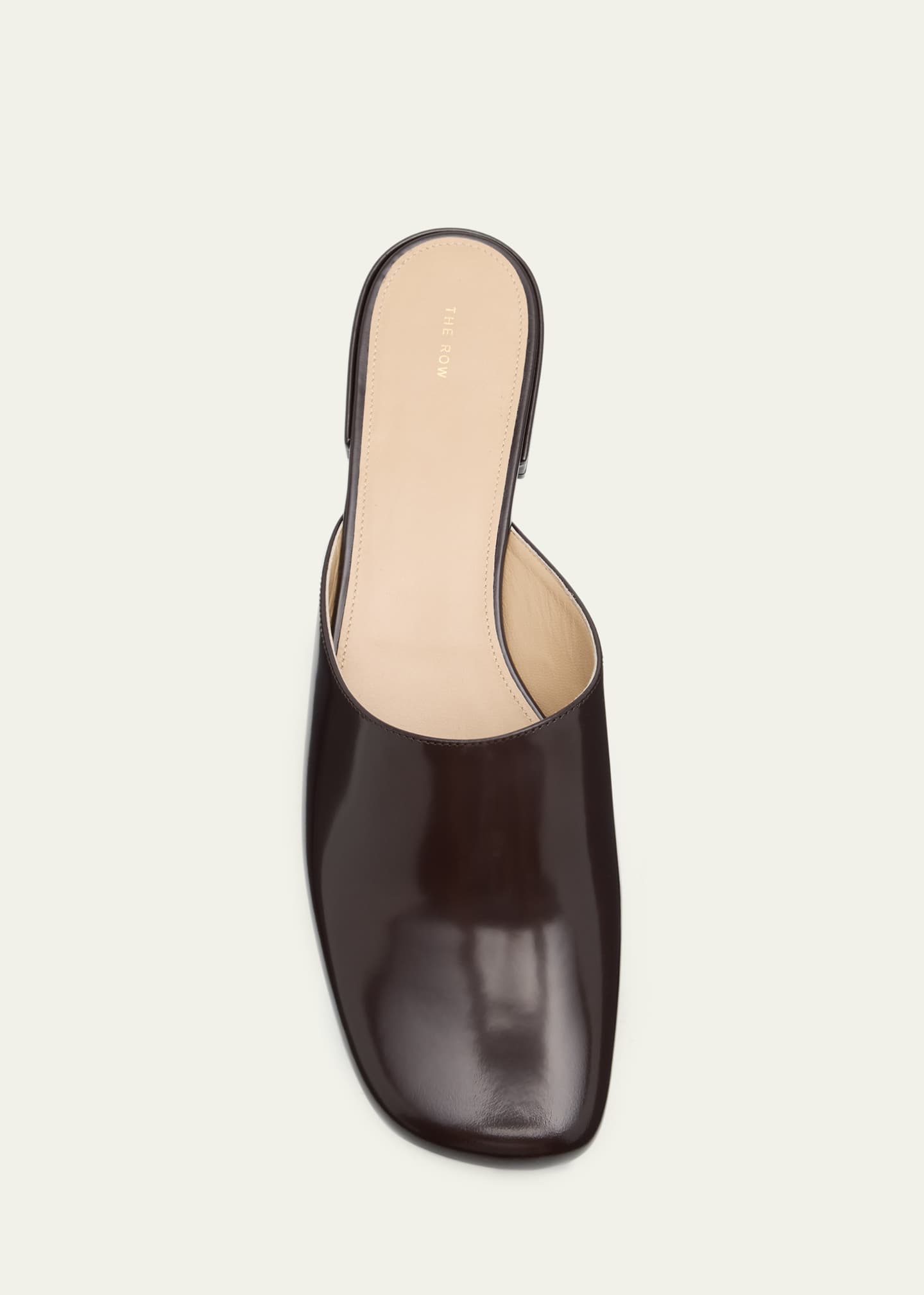 THE ROW Penelope Leather Mules - Bergdorf Goodman