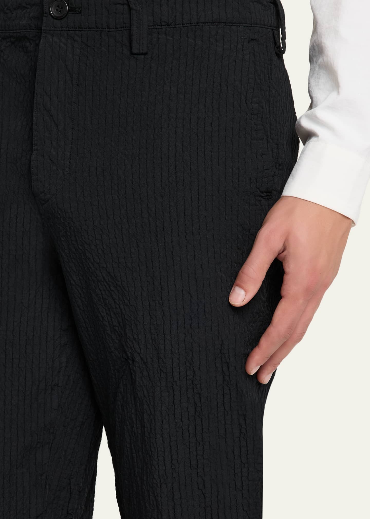 IM MEN Men's Shrink Dye Flat-Front Pants - Bergdorf Goodman