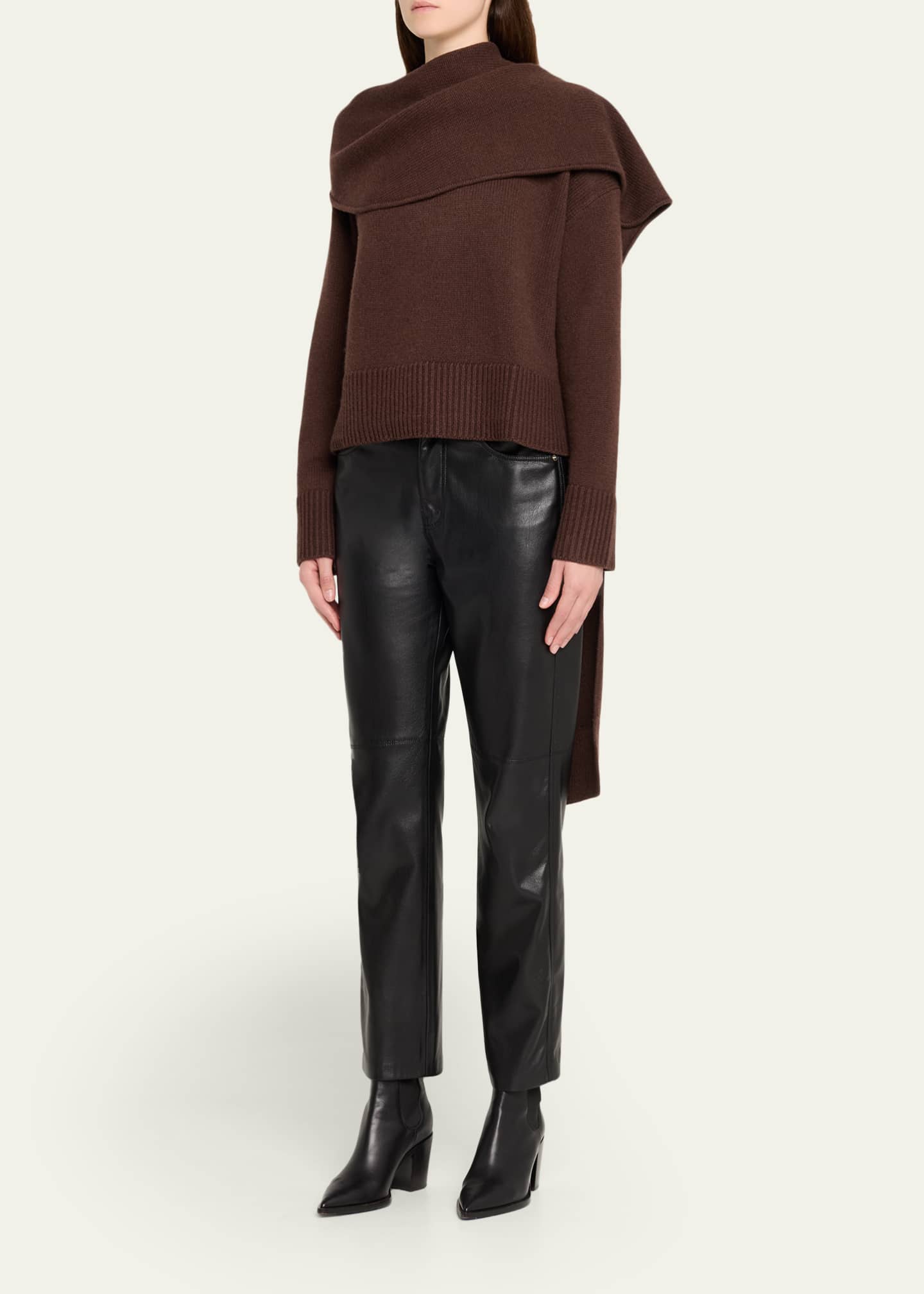 SIMKHAI Elson Cashmere-Blend Scarf Sweater - Bergdorf Goodman