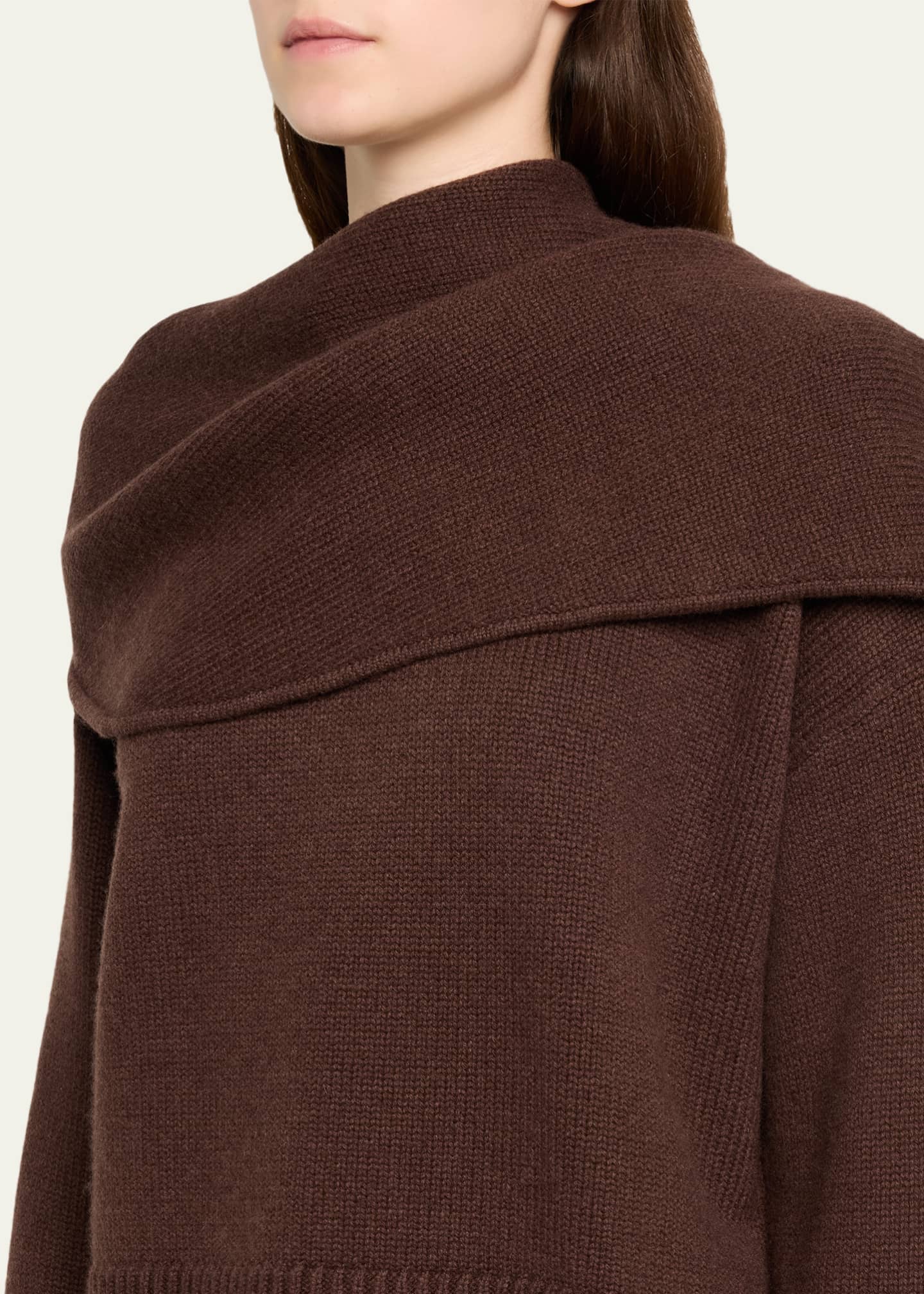 SIMKHAI Elson Cashmere-Blend Scarf Sweater - Bergdorf Goodman