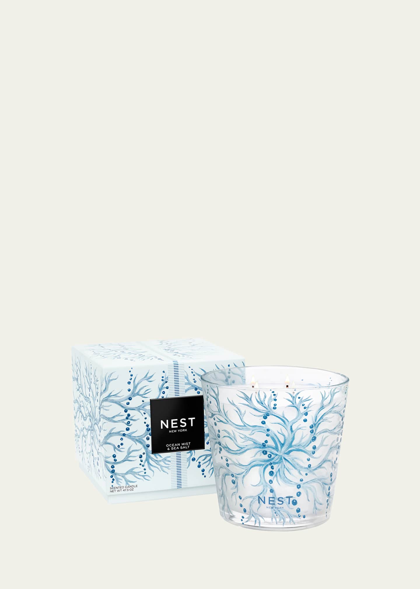NEST New York Ocean Mist & Sea Salt Luxury 4-Wick Candle, 43.7 oz ...