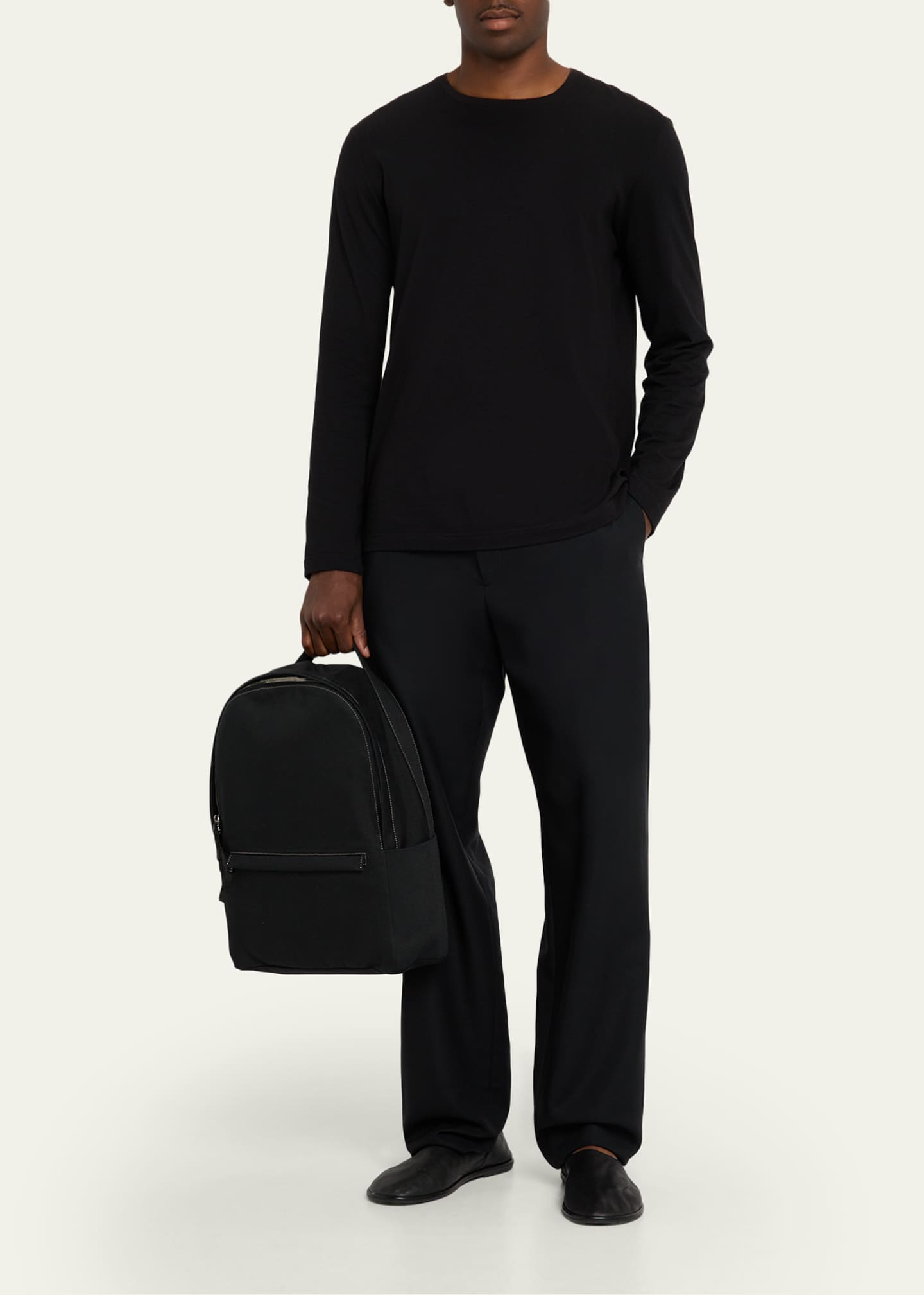 THE ROW Men's Sisal Canvas Backpack - Bergdorf Goodman